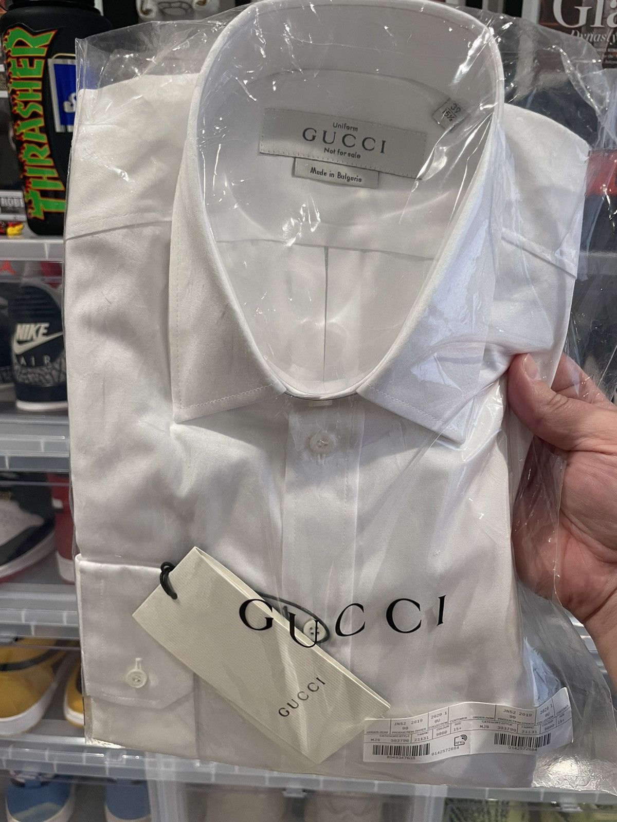 Gucci Gucci “uniform” shirt | Grailed