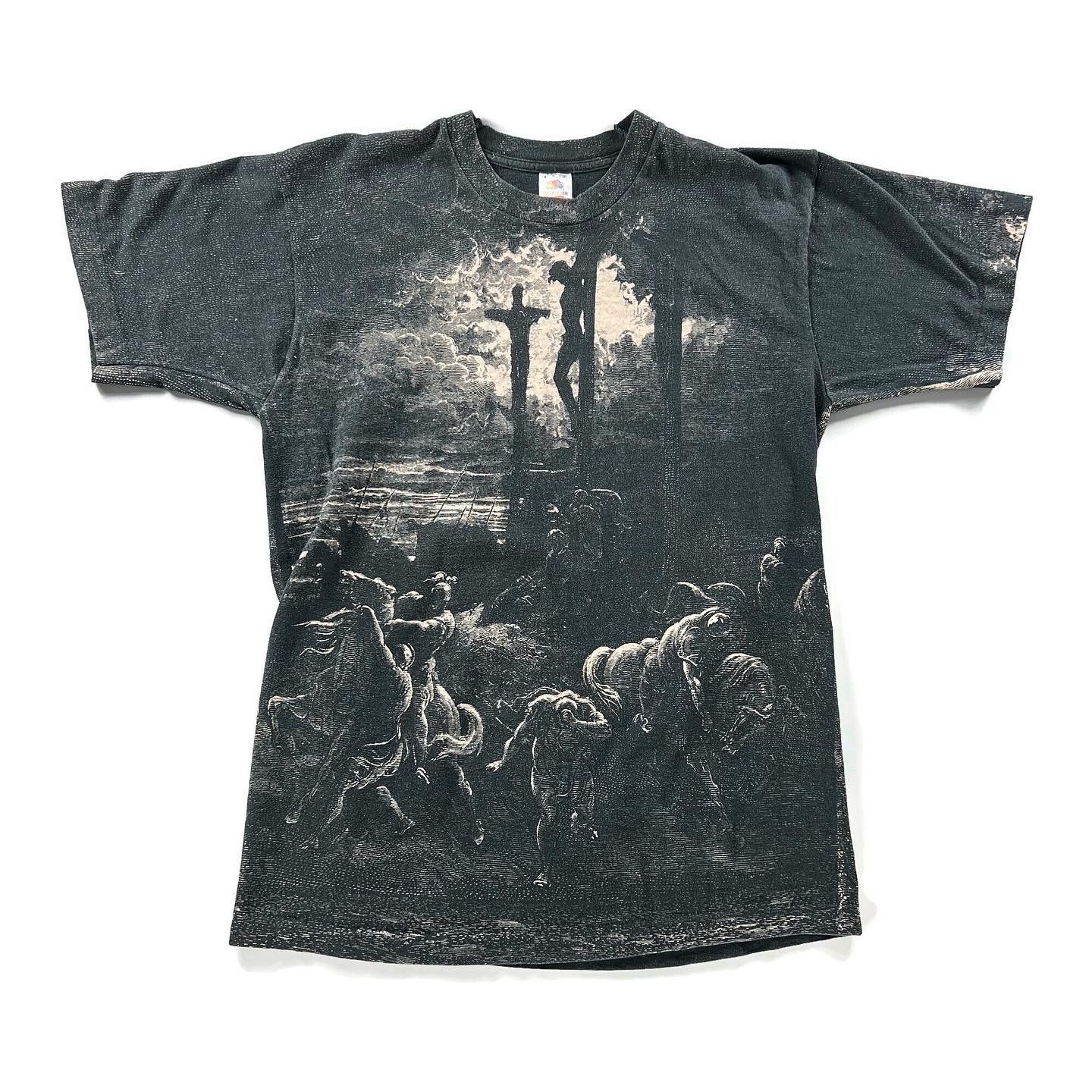 Art × Made In Usa × Vintage 90's The Crucifixion Jesus , Gustave Doré ...