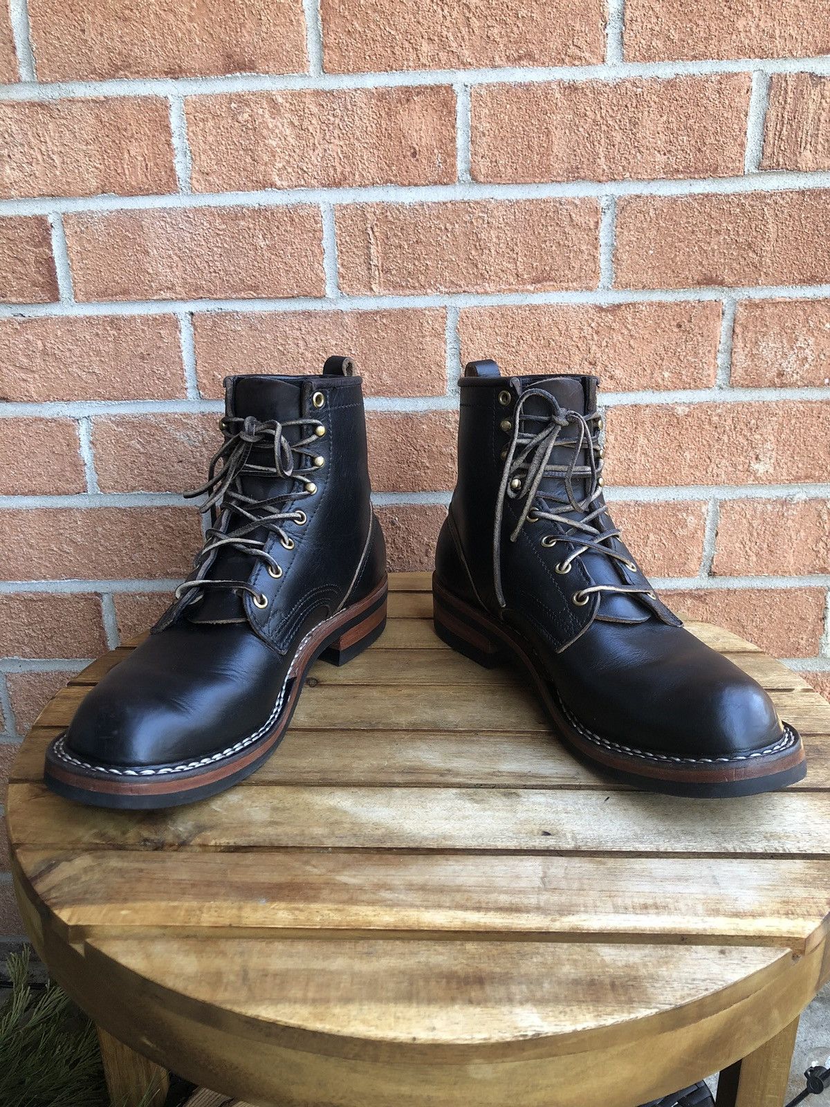 Nicks Boots Nicks Falcon Black CXL | Grailed