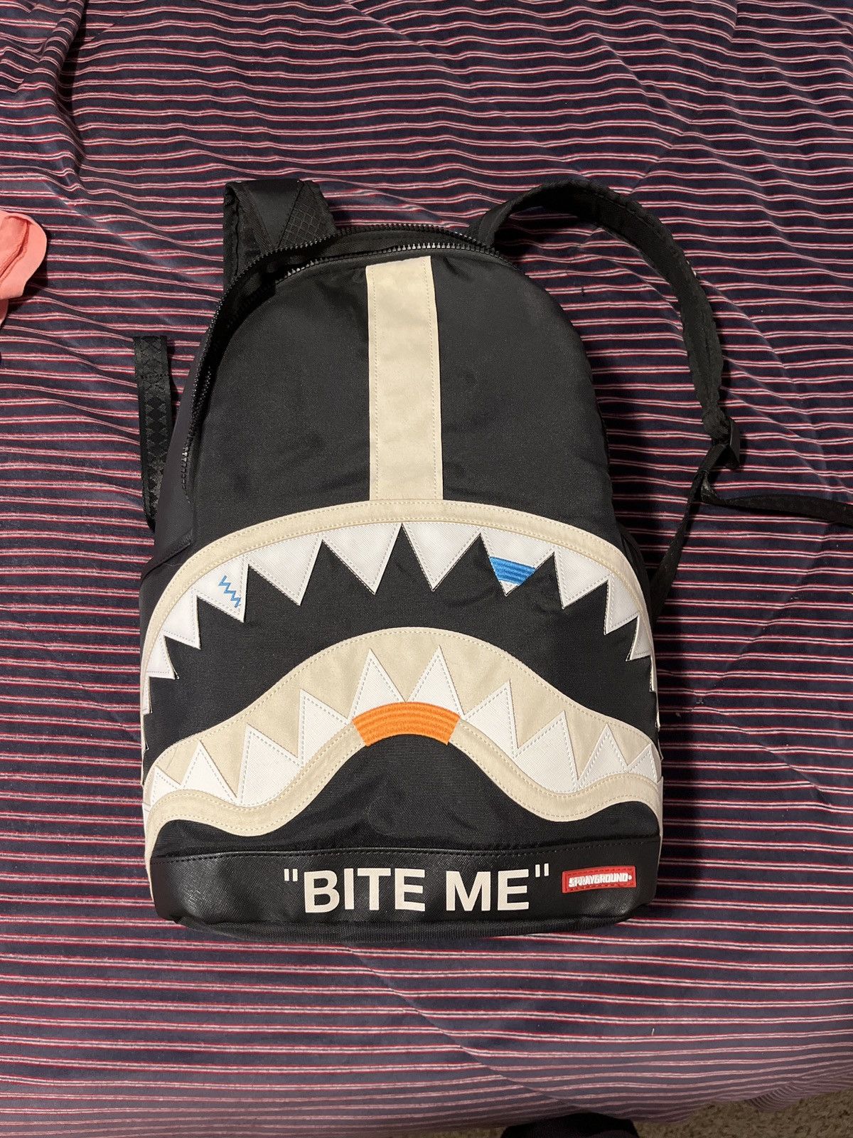 Sprayground × Streetwear SPRAY GROUND BACKPACK OFF-WHITE EDITION | Grailed