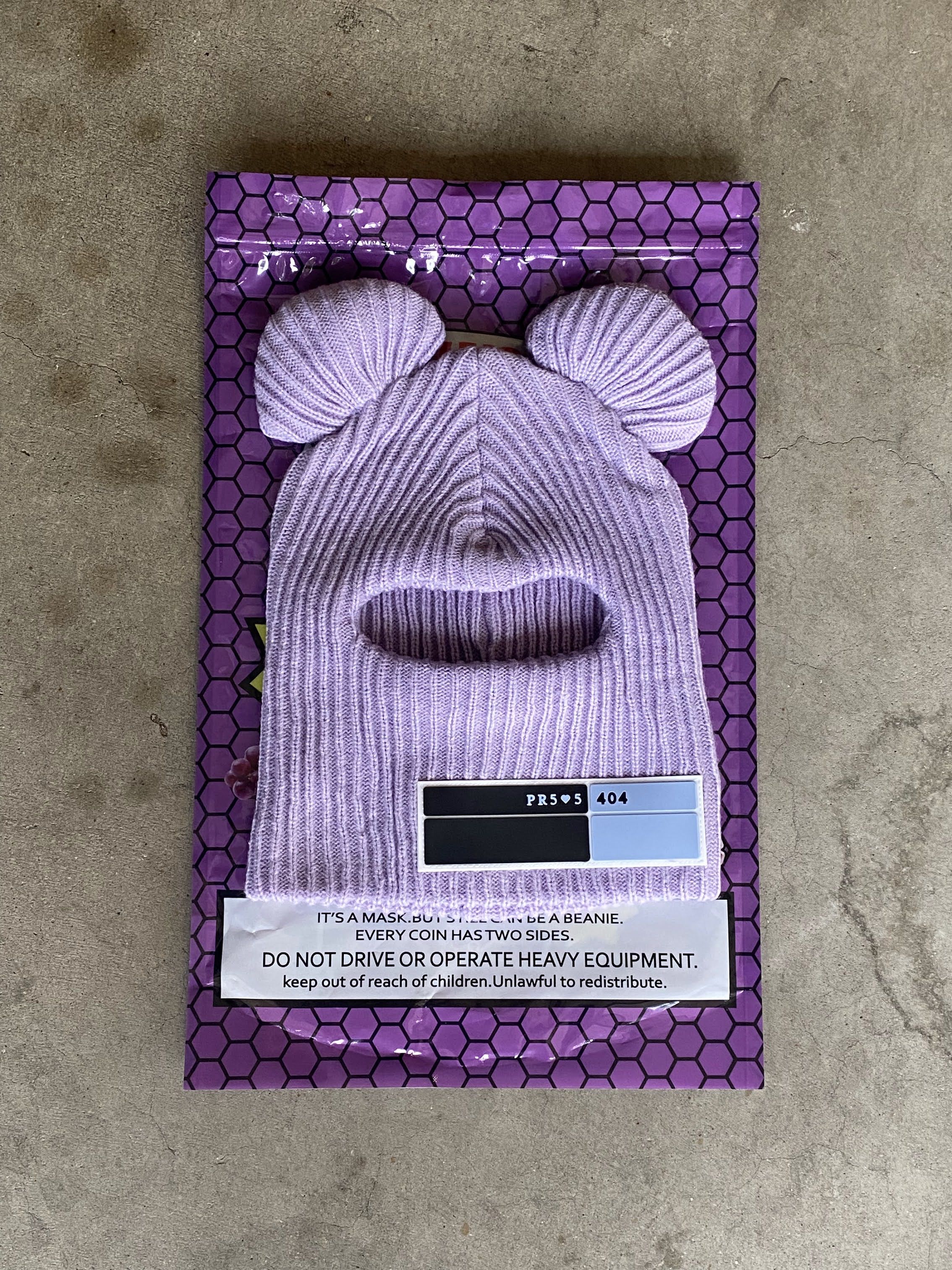 Designer DS Jose Wong Picky Mask Balaclava Purple | Grailed
