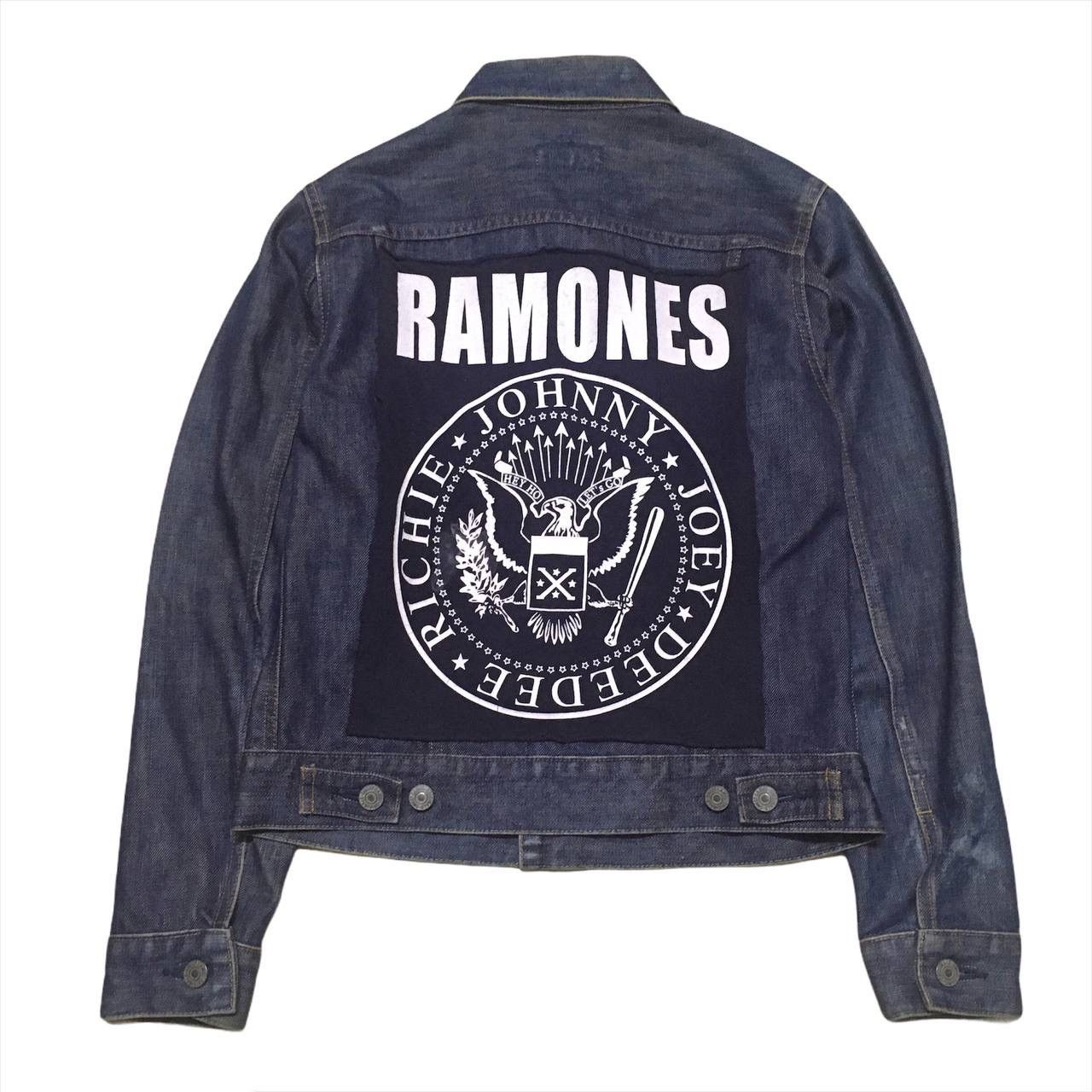 Denim Jacket Sweet Camel Denim Jacket With Ramones Patches | Grailed