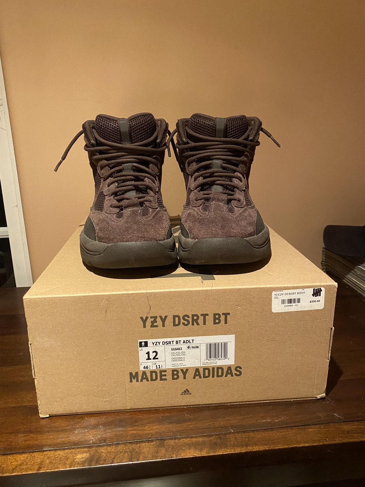 Adidas × Kanye West Yeezy Desert Boot Oil Grailed