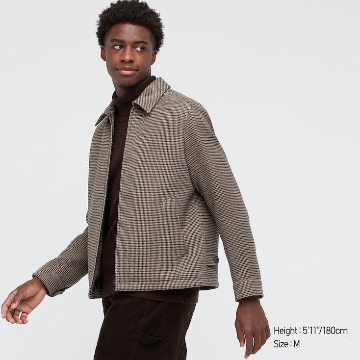 Uniqlo Zip Blouson Jacket | Grailed