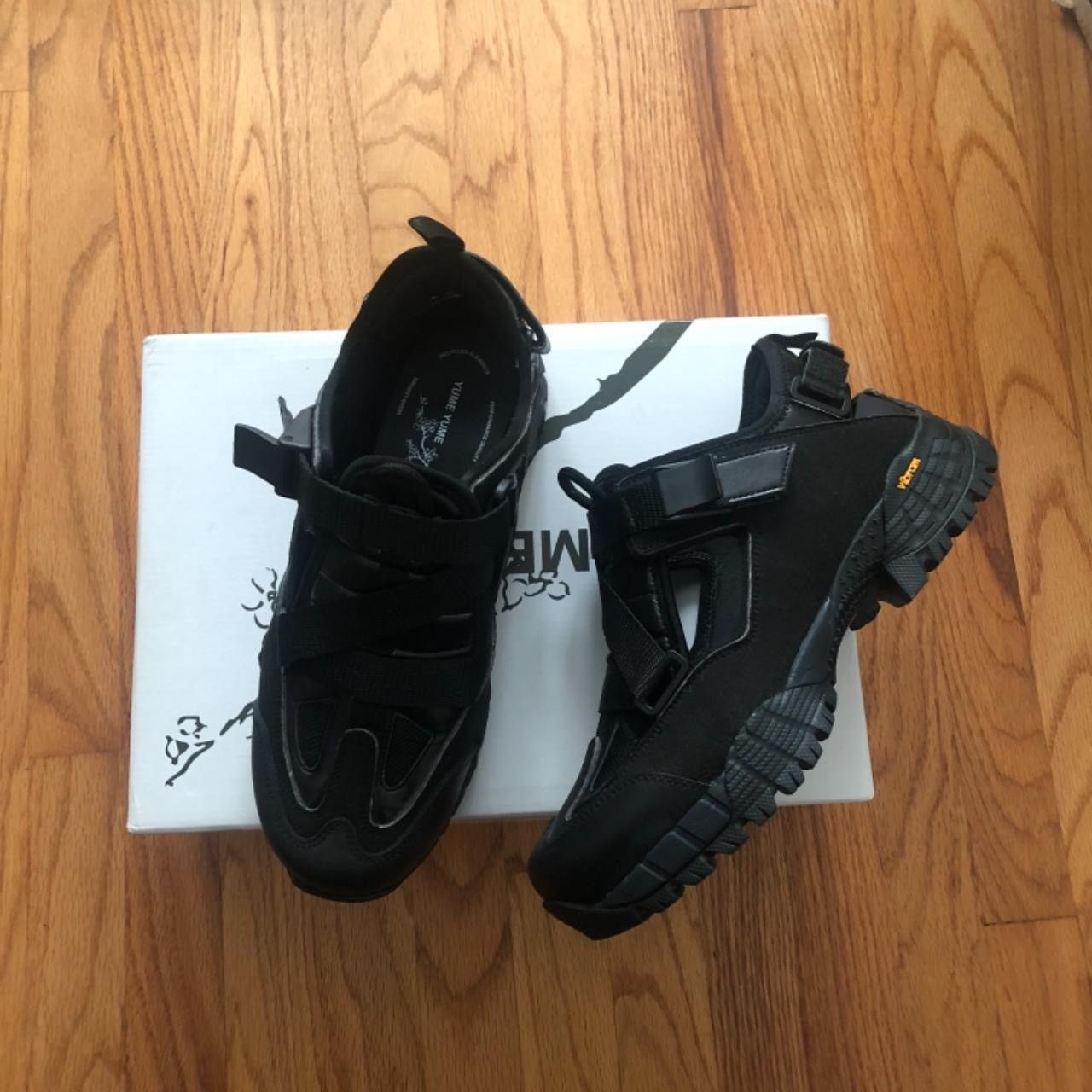 Japanese Brand yume yume black hiking sandals | Grailed