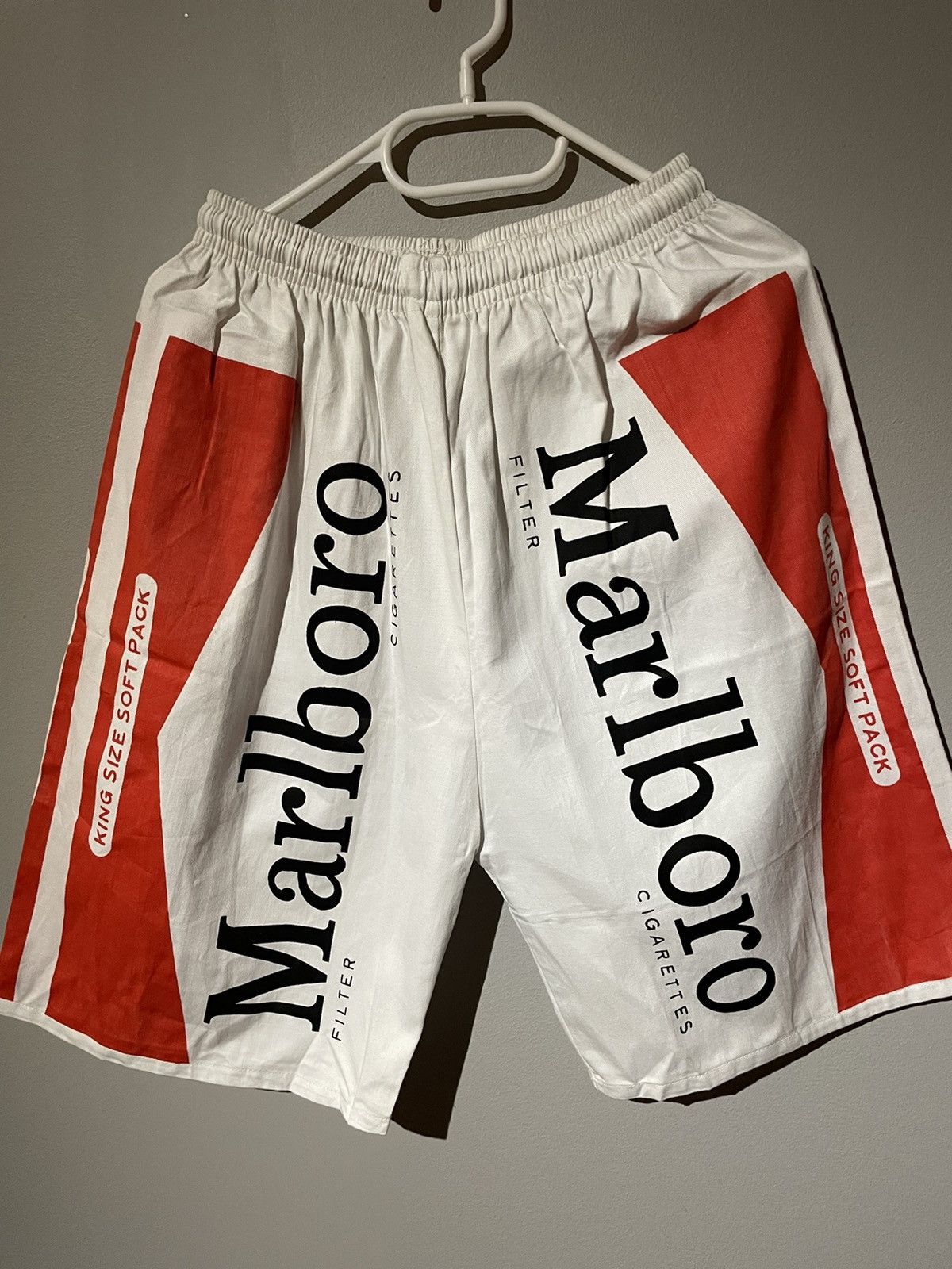 Marlboro × Vintage Marlboro vintage shorts over print | Grailed