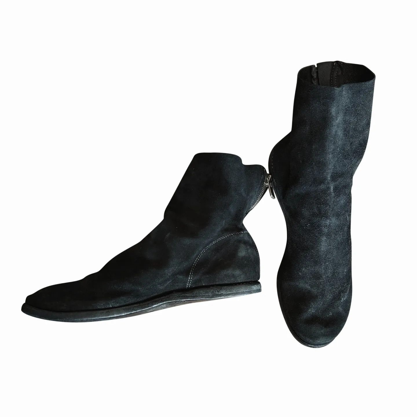 Guidi Archive Guidi suede leather boots in black | Grailed