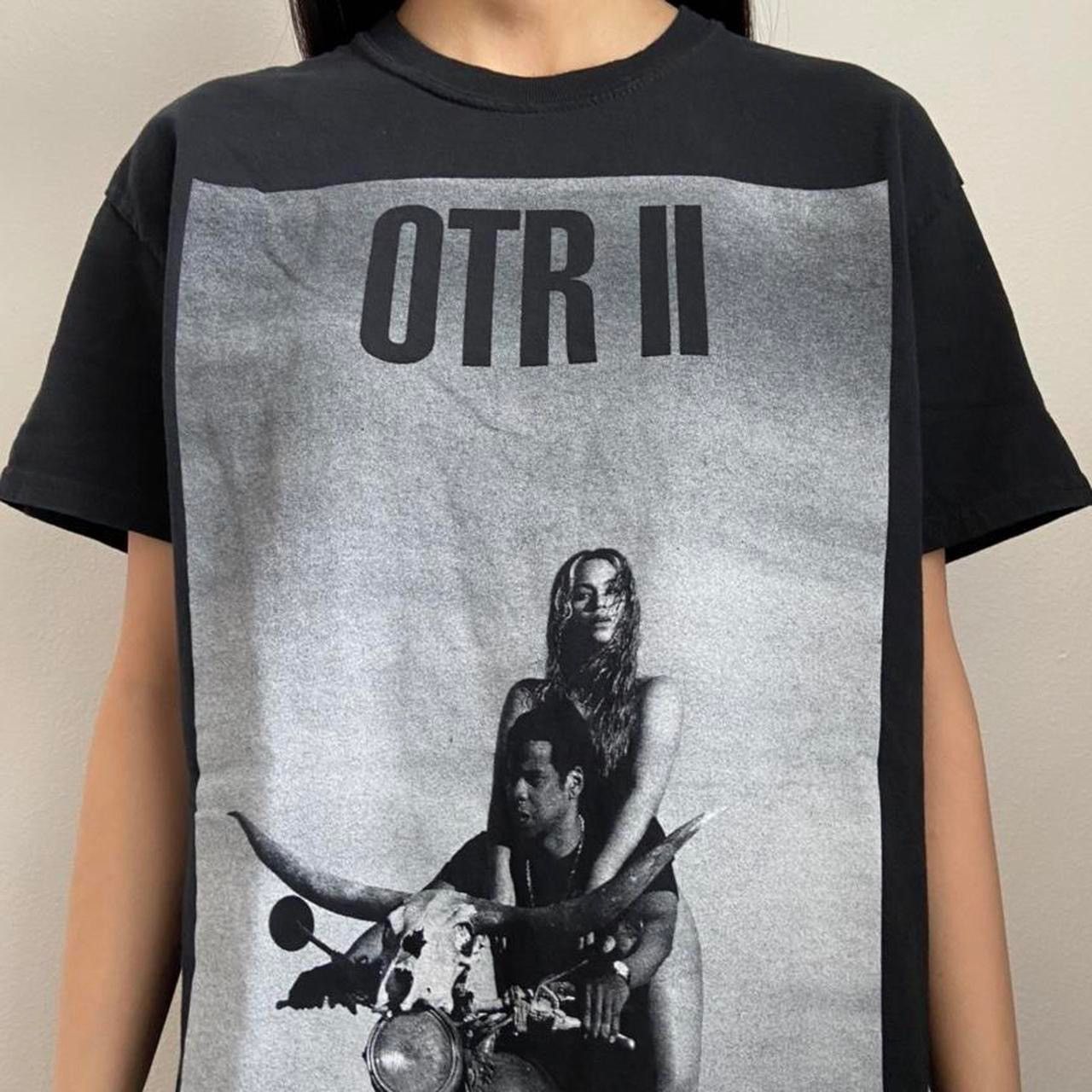 Band Tees × Beyonce Beyonce OTR Band Graphics Black Tee Shirt | Grailed
