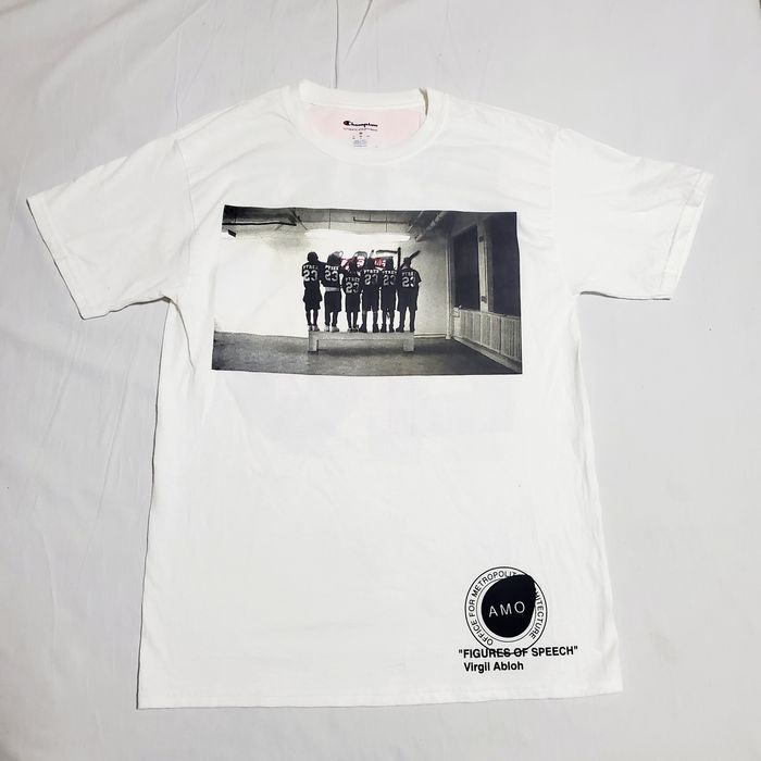 Pyrex Vision Virgil Abloh Pyrex Vision Figures Of Speech White Tee ...