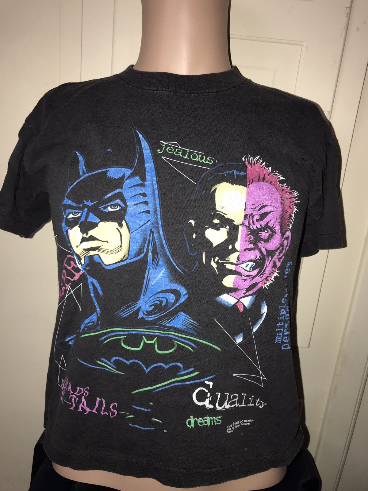 Other Vintage ‘95 Batman/Two-Face Shirt(Youth) | Grailed