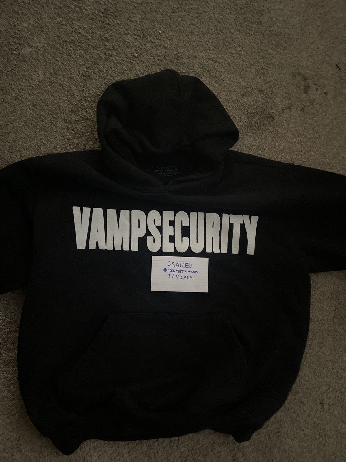 Playboi Carti Playboi Carti Narcissist Vamp Security Hoodie | Grailed