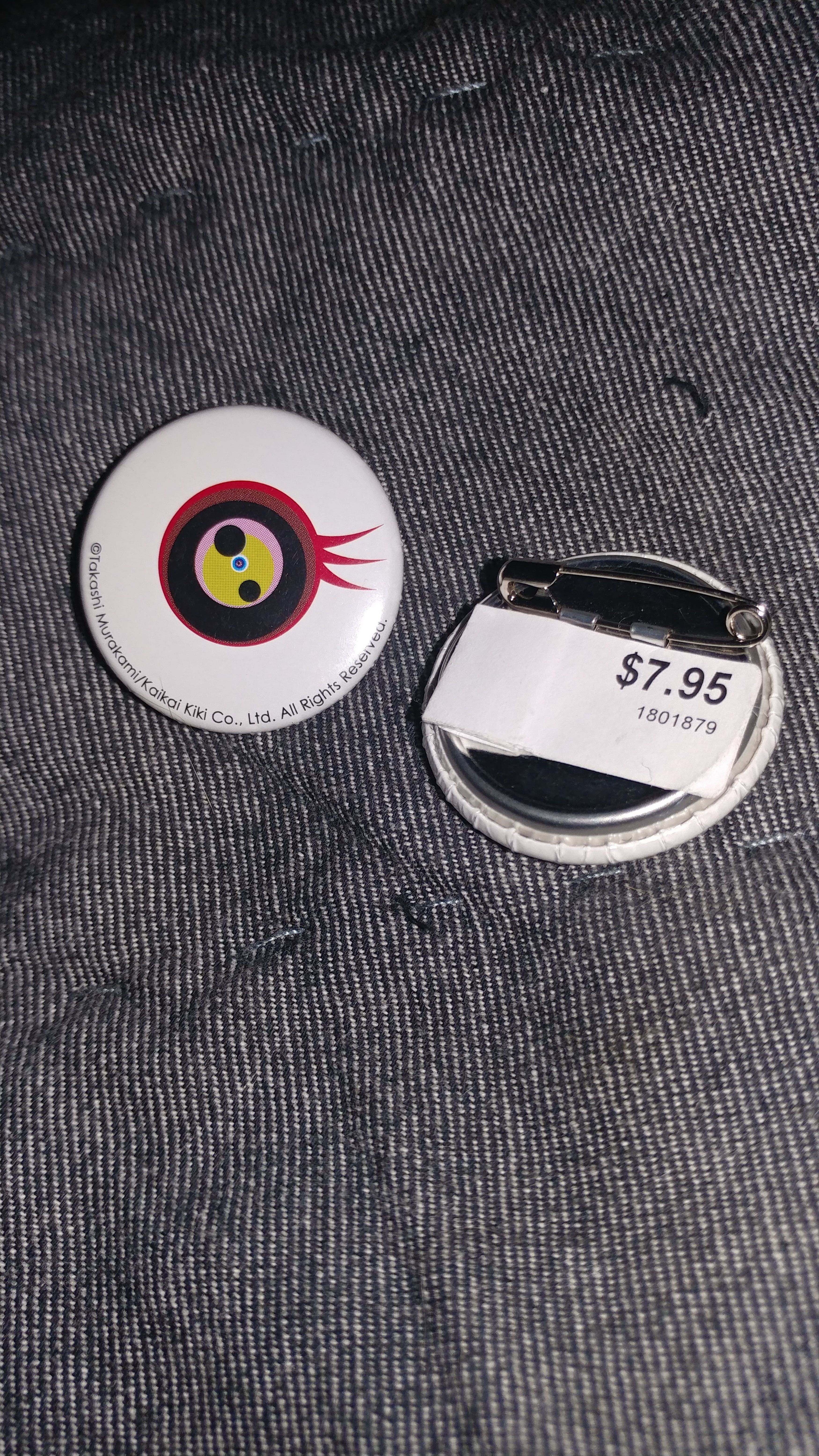 Takashi Murakami Takashi Murakami Eye Pin Grailed