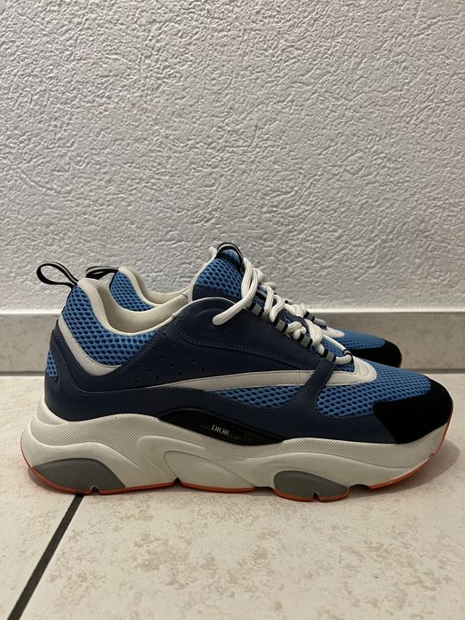 Dior RARE Dior B22 Blue Orange Sneaker Shoes | Grailed