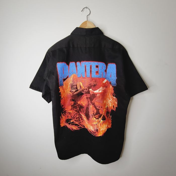 Vintage Original 2001 Pantera Button Up Shirt | Grailed