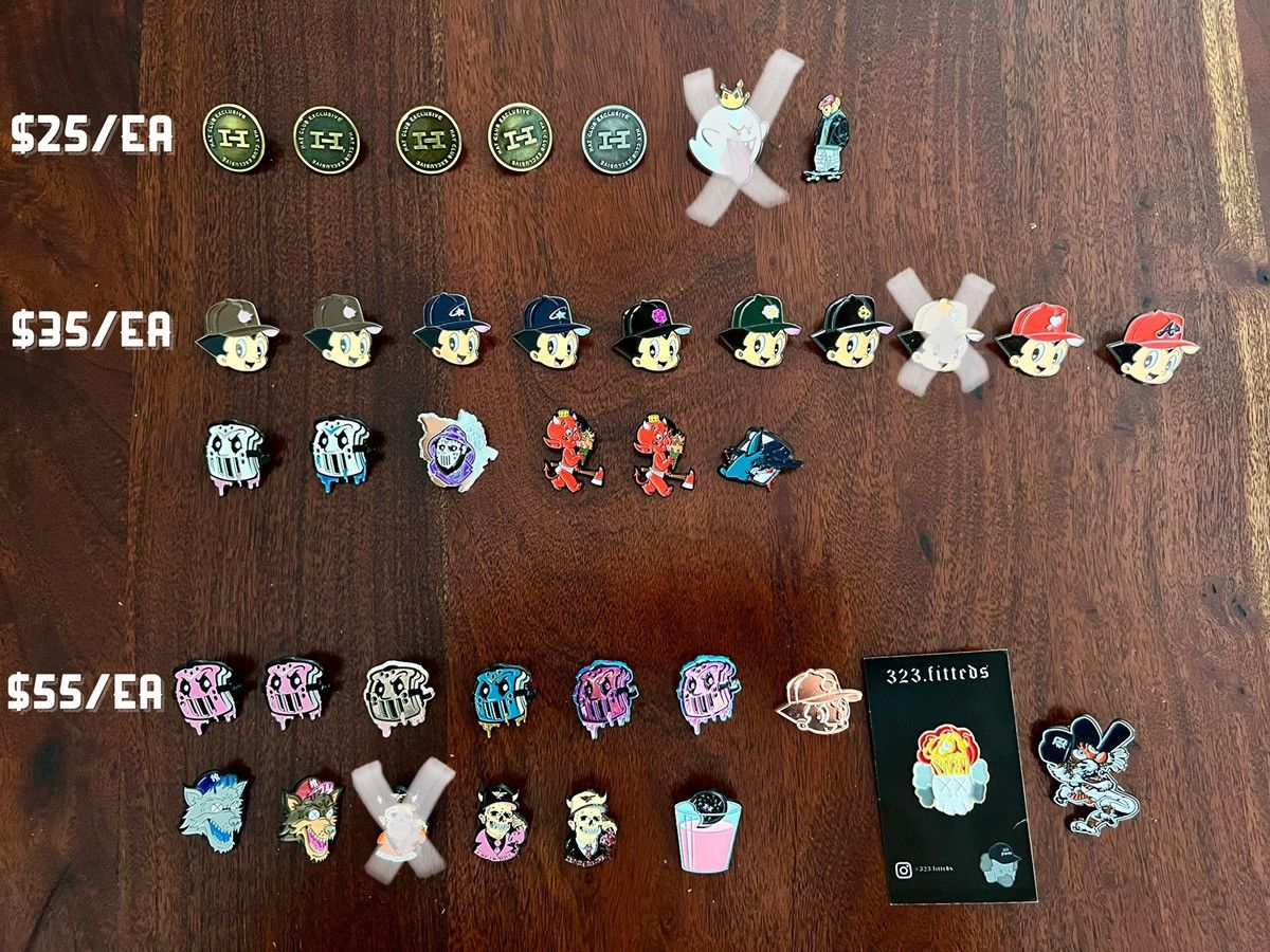 Hat Club × New Era Brim Pins Assorted | Grailed