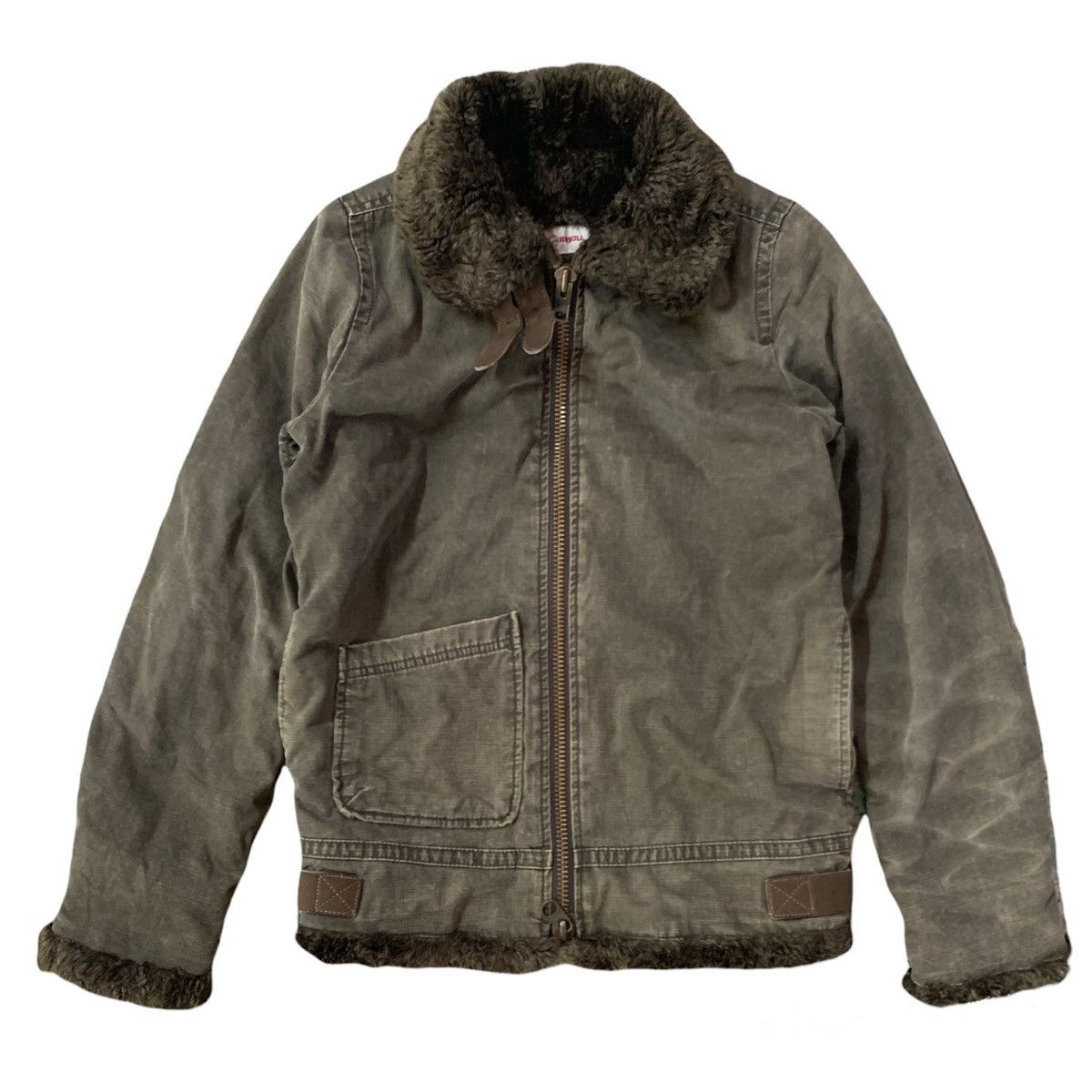 John Bull Vintage John Bull Sherpa Sherling Jacket Military Clothing ...