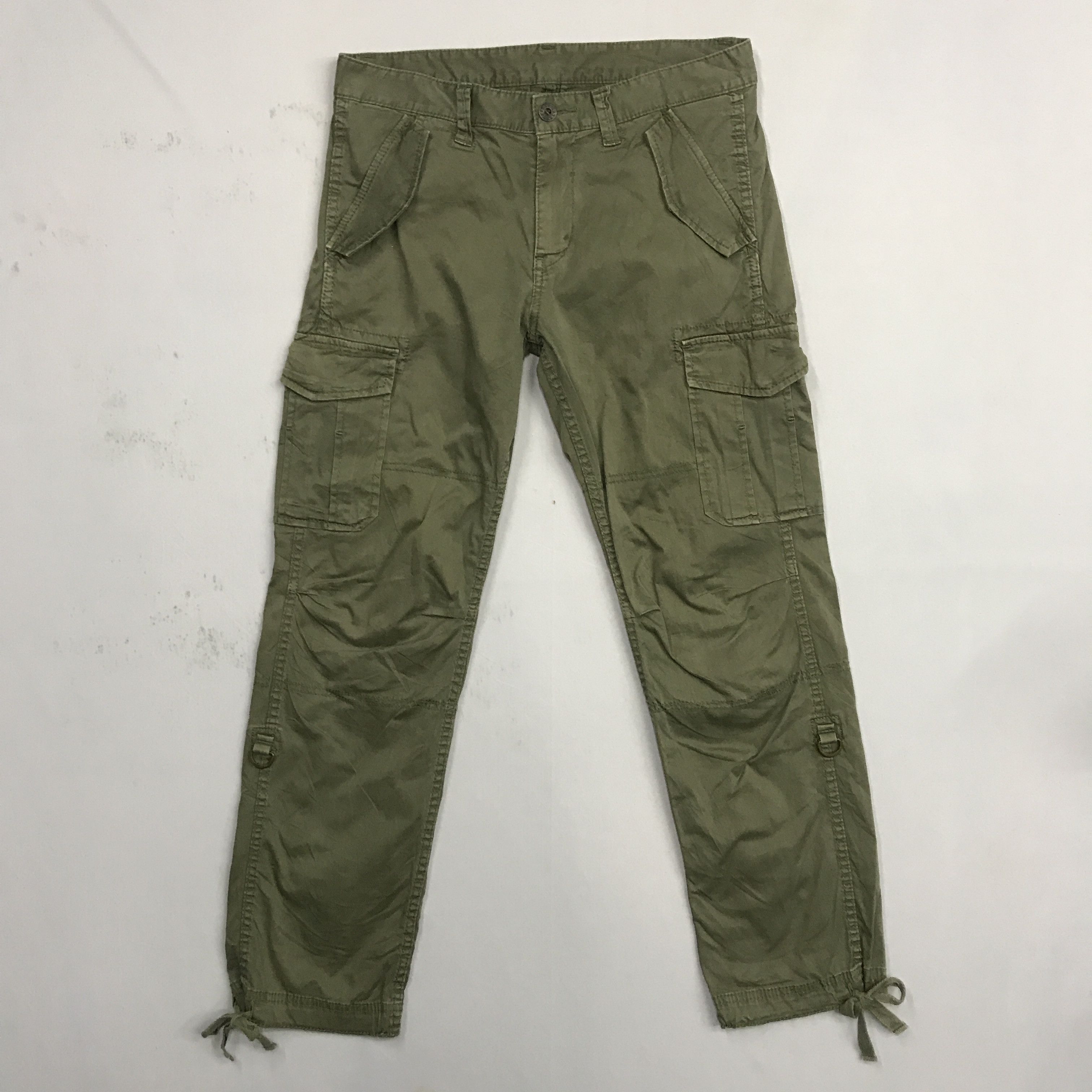 Japanese Brand × Streetwear × Uniqlo UNIQLO Cargo Pants Double Knee Multi pocket Tactical Pants ...