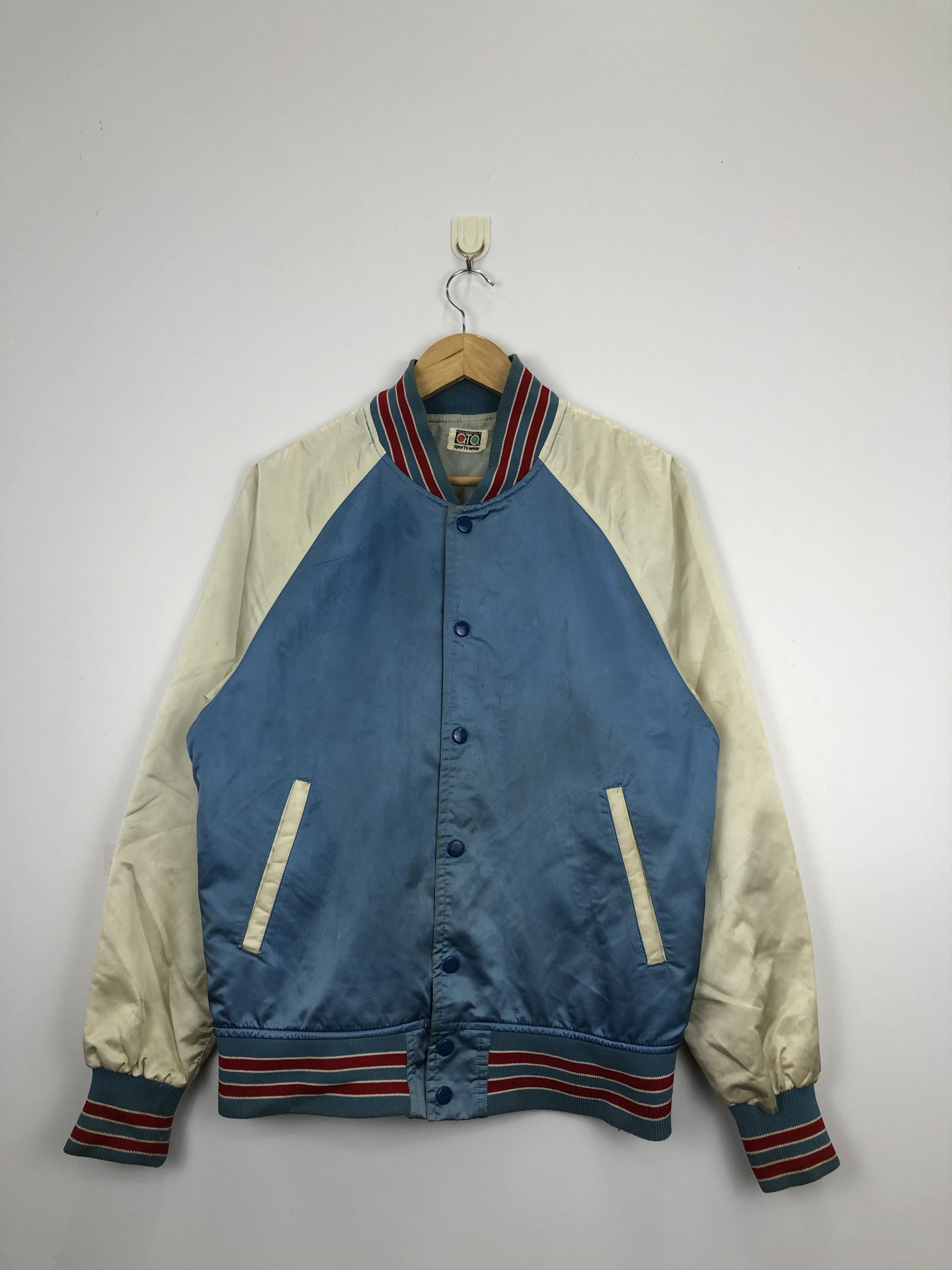 Vintage Vintage 80s Japanese Brand GTO Varsity Jacket Silk | Grailed