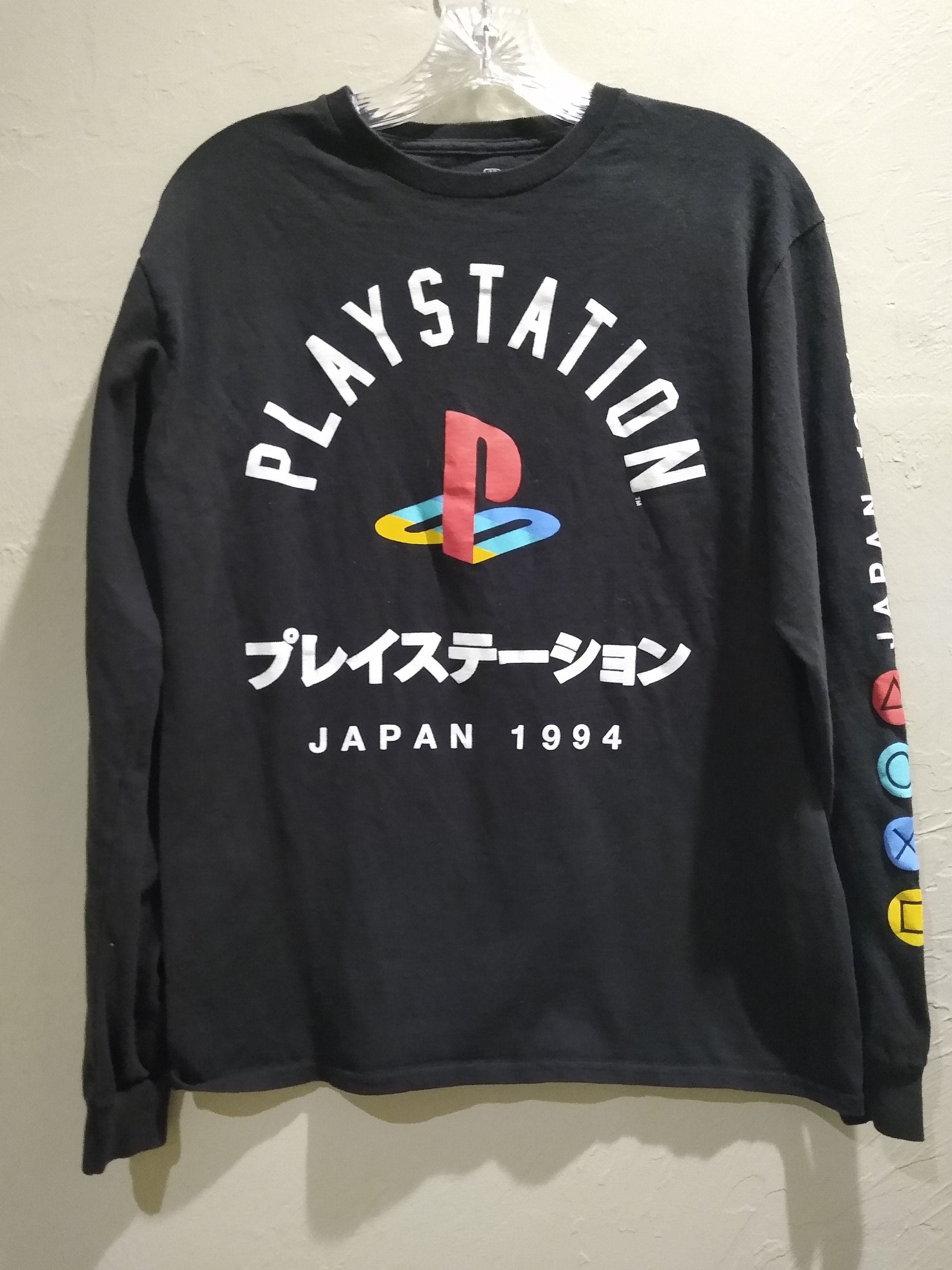 Playstation PlayStation Japan 1994 100% Cotton Long Sleeve T-Shirt ...