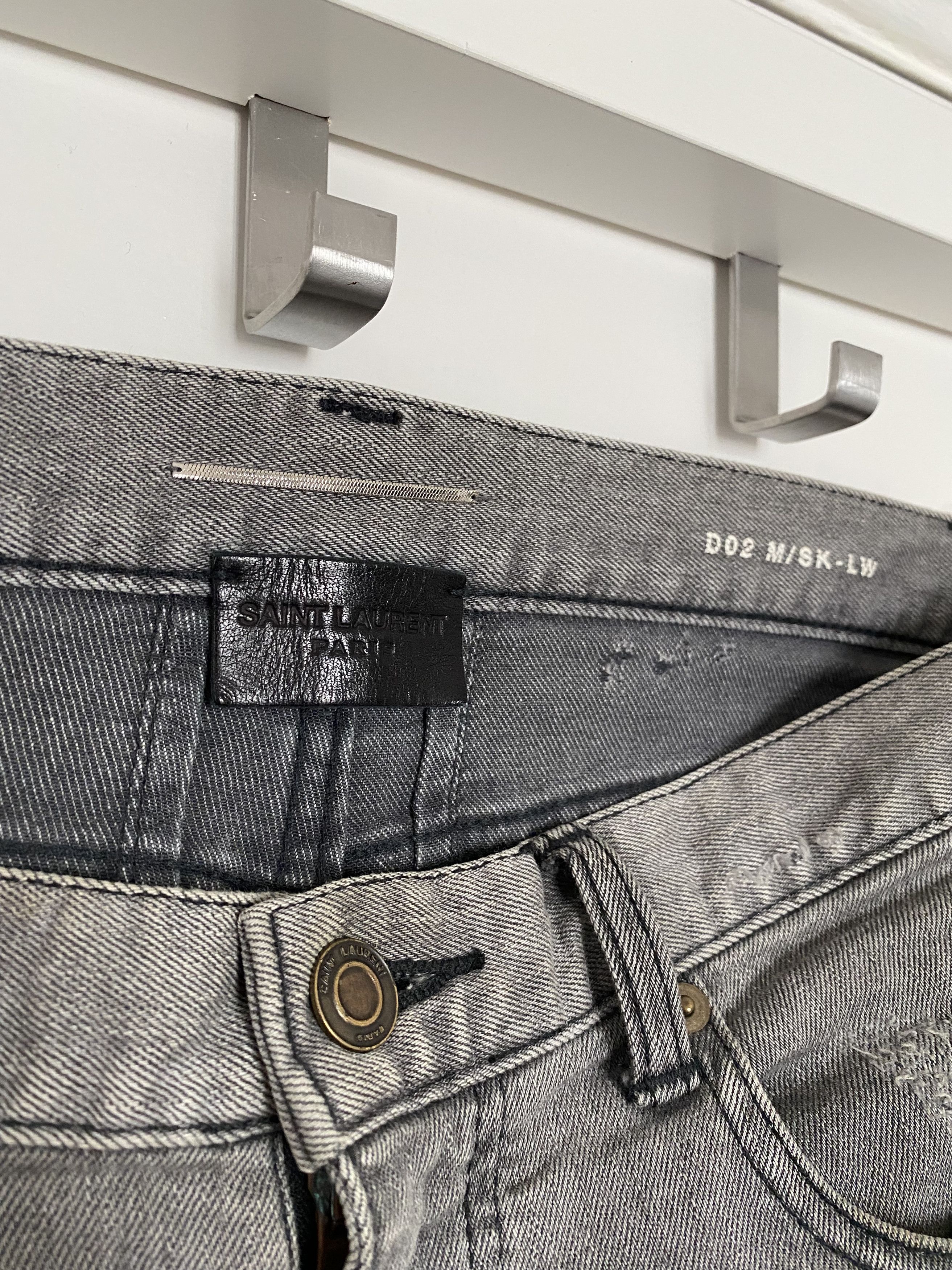 Saint Laurent Paris RARE 13FW Japan Exclusive Crash Jeans | Grailed