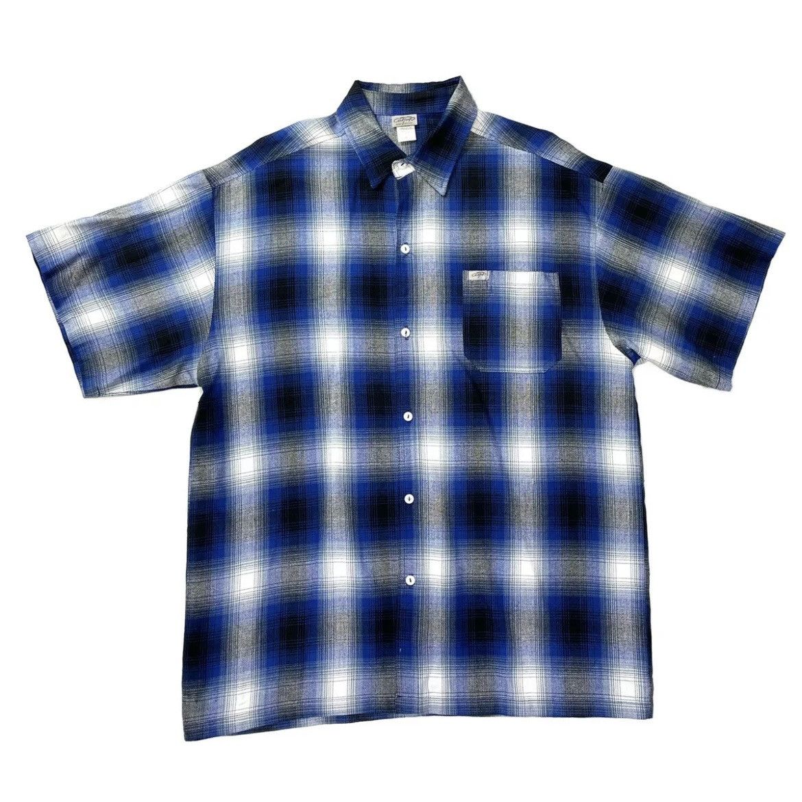 Flannel × Made In Usa Cal Top S/S Flannel Chicano/Ombré/Biker/Cholo ...