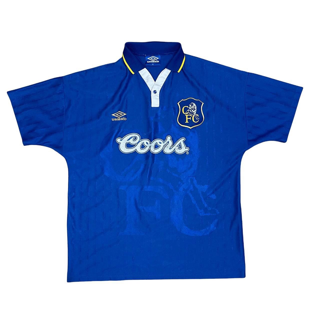 Chelsea × Soccer Jersey × Vintage Chelsea 1995/1997 Home Shirt Jersey ...