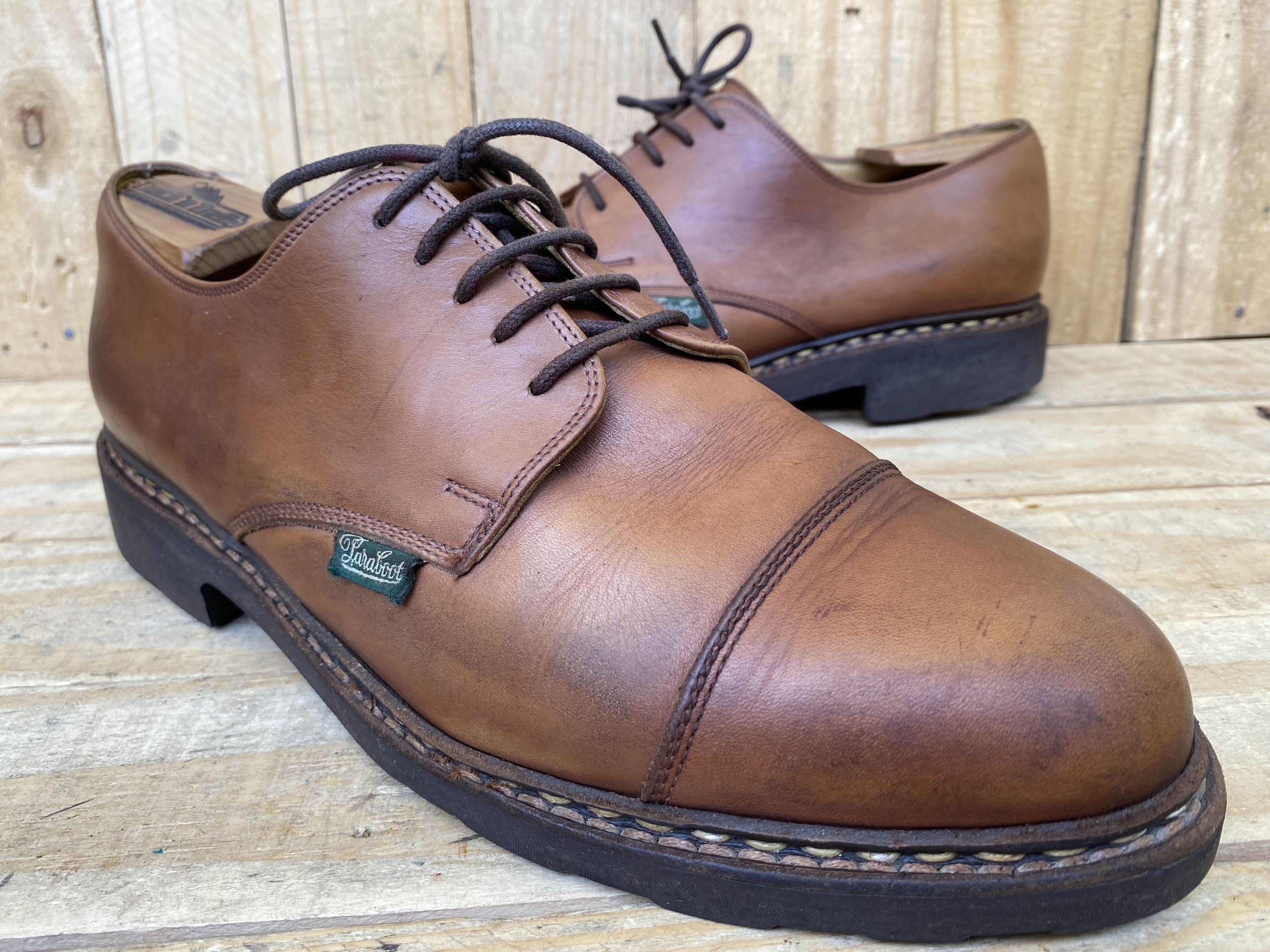 Paraboot Paraboot Avignon Griff Cap Toe Leather Derby Made in France ...