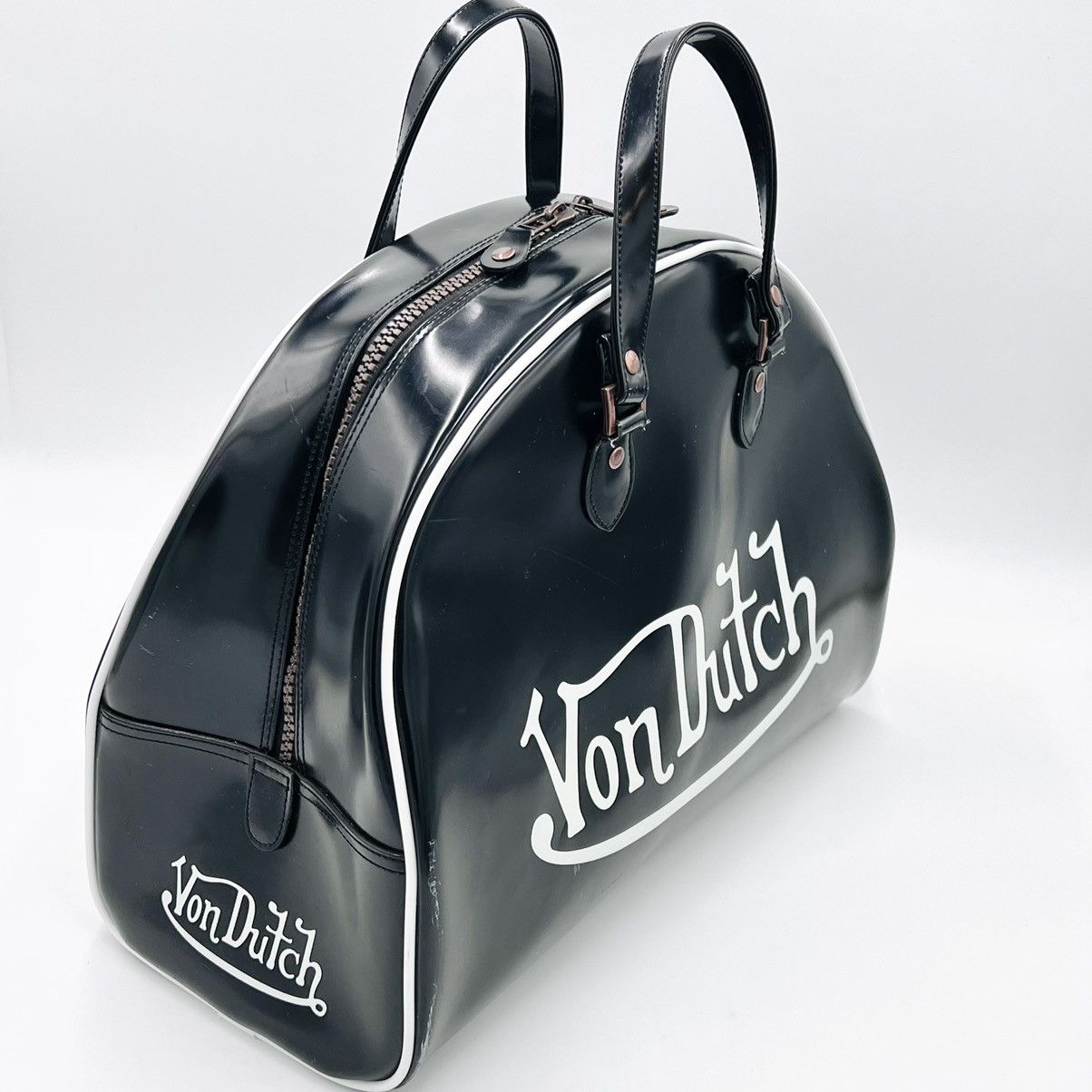 Von Dutch Von Dutch Black Duffle Weekender Travel Y2K 00s Bag | Grailed