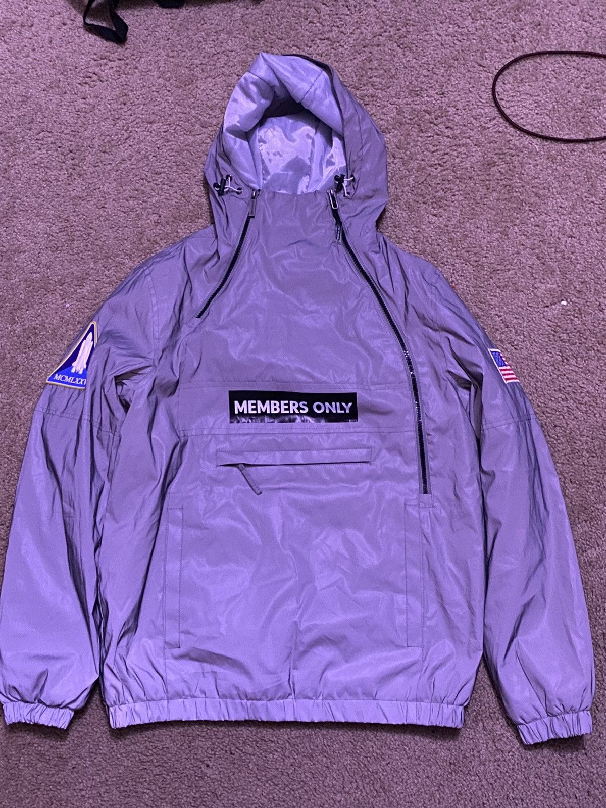 Members Only Men's NASA Windbreaker Jacket - Members Only | Grailed