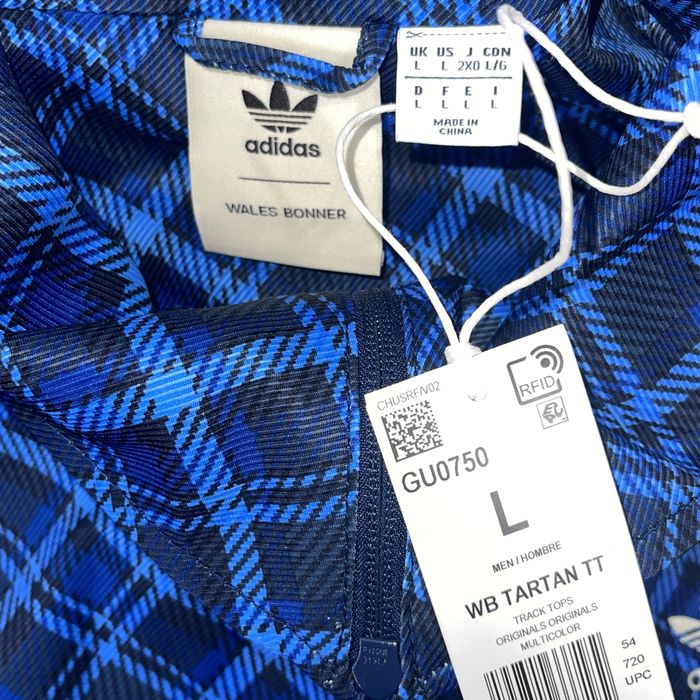 Adidas Adidas Wales Bonner Tartan Track Jacket | Grailed