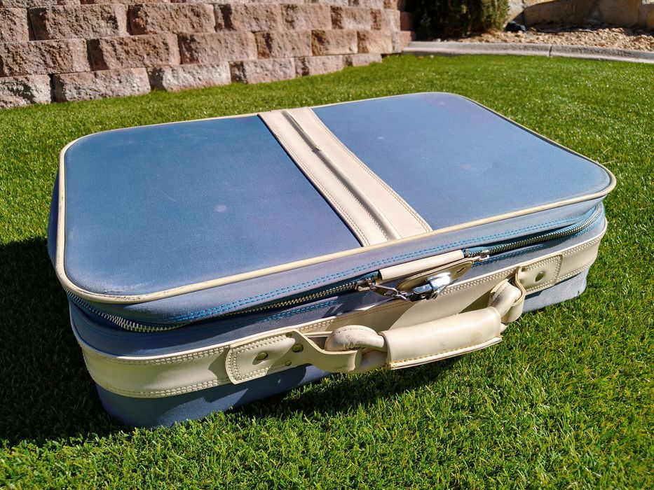 Vintage Ambassador Antique 1970's Soft Suitcase Vintage Luggage Bag ...