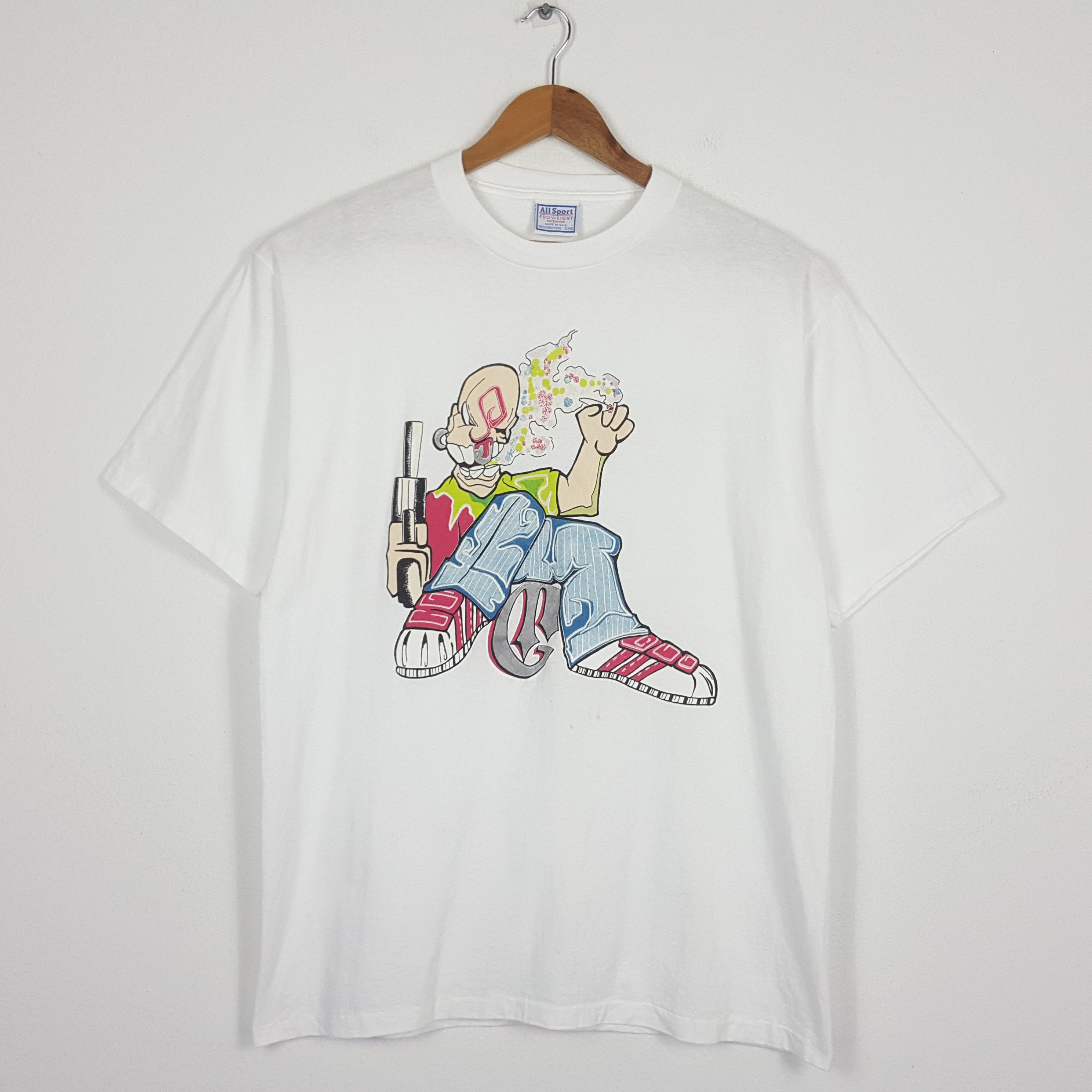 Vintage Vintage 90's RAP TEES 90s Rappers Art T-Shirt | Grailed