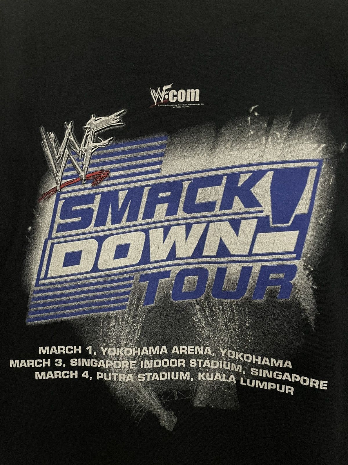 Vintage × Wwf Vtg WWF SmackDown Asia Tour 2002 | Grailed