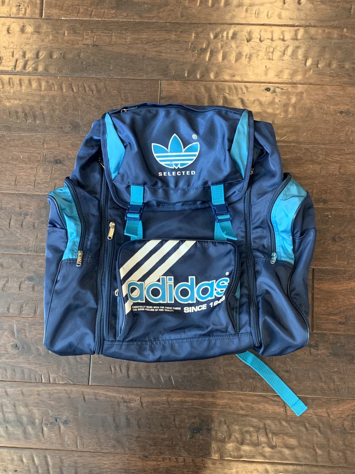 Adidas × Vintage Vintage Japanese Adidas Originals Clip On Backpack ...