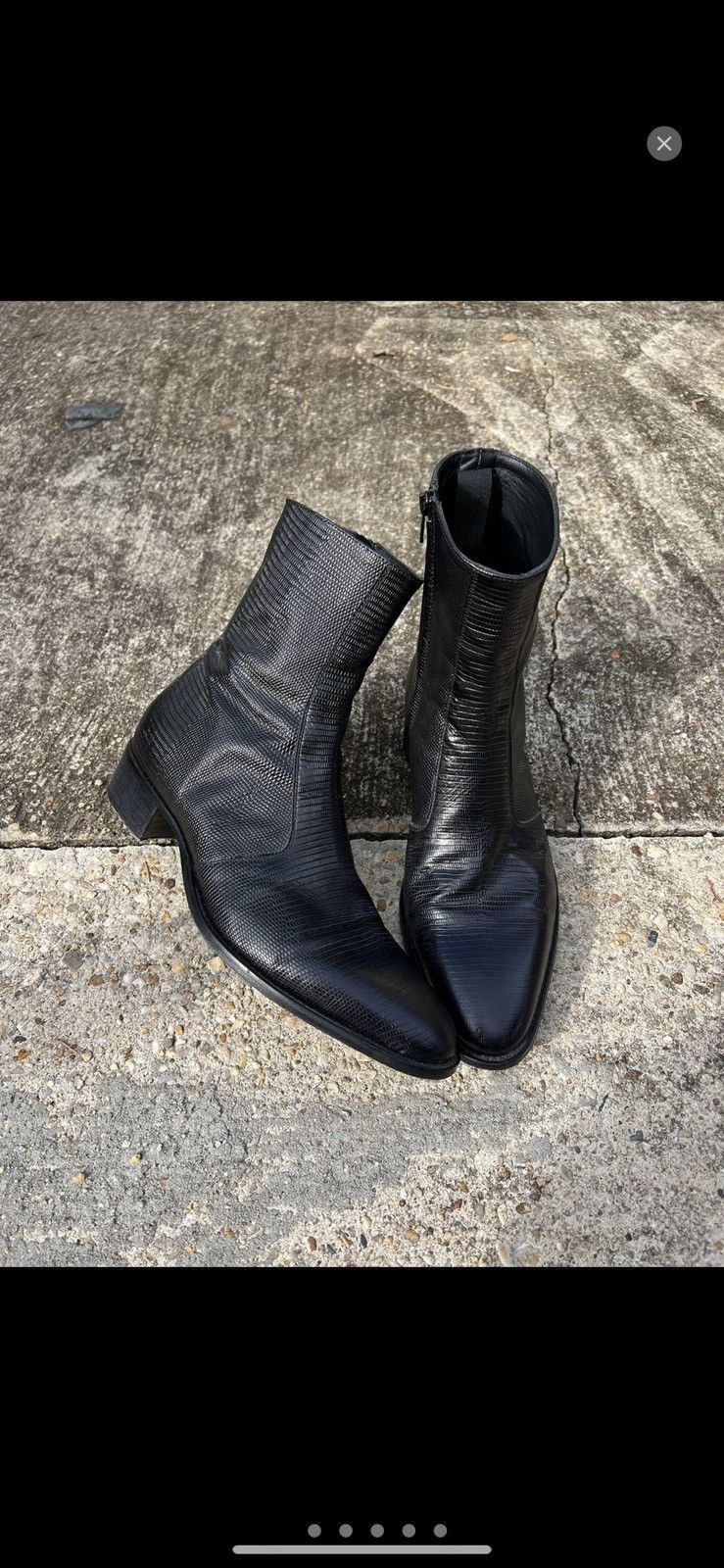 From The First Lizard Skin From the First Luca Boot | Grailed