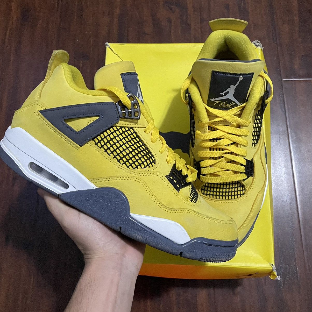 Nike Nike Air Jordan 4 Retro Lightning | Grailed
