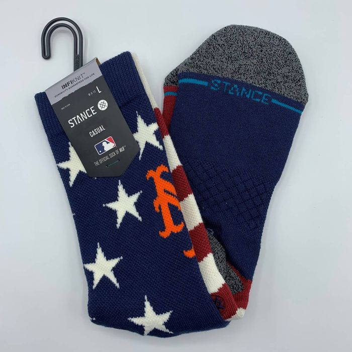 Stance Socks Stance MLB Classic Brigade New York Mets Crew Socks Large ...