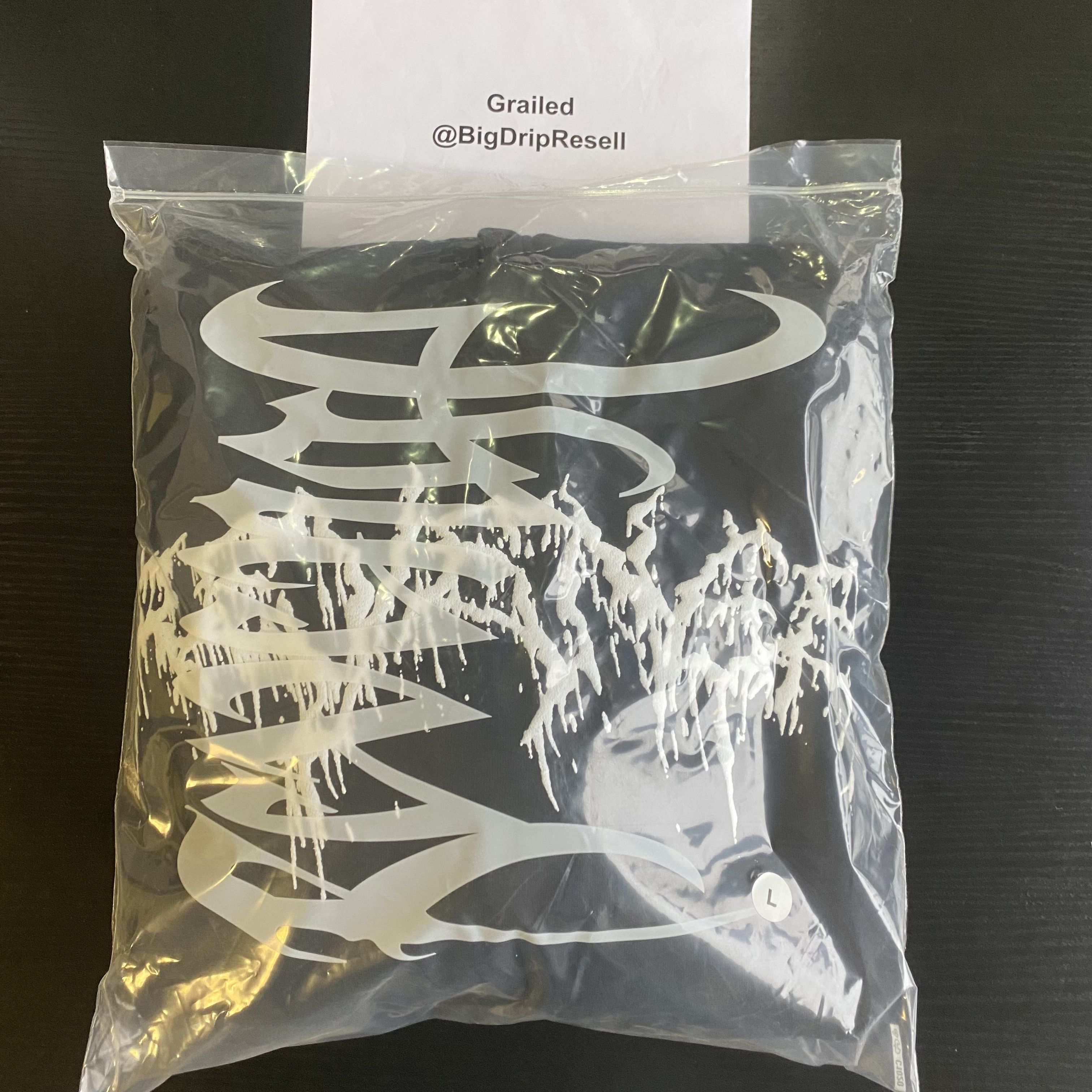 Revenge (L) Revenge Lightning Drip Hoodie Black (DS) | Grailed