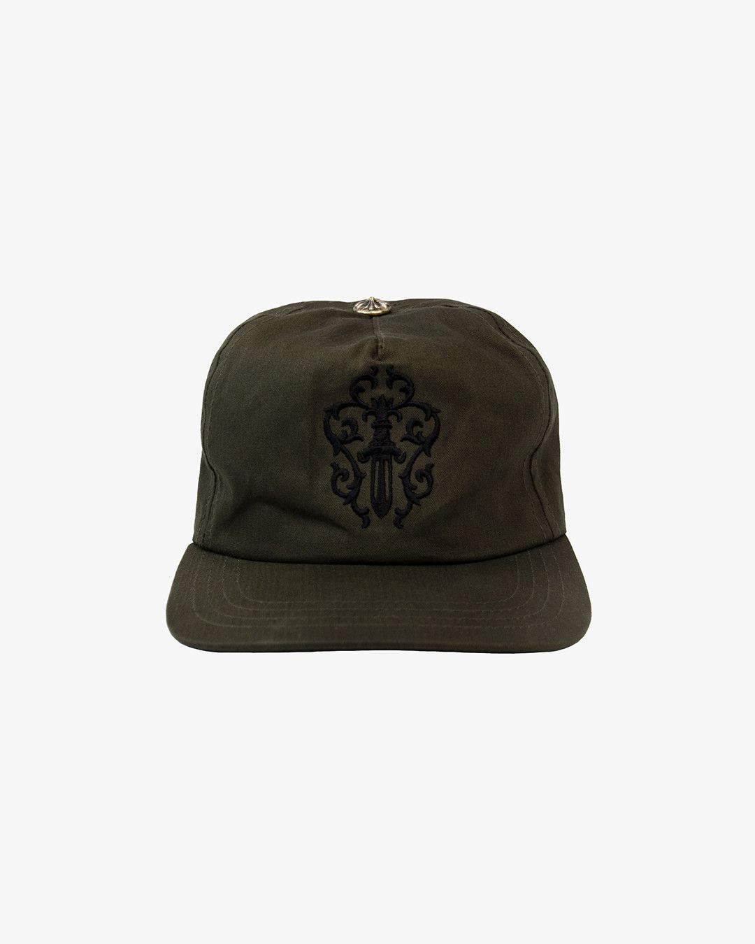 Chrome Hearts CHROME HEARTS LEATHER STRAP DAGGER HAT | Grailed