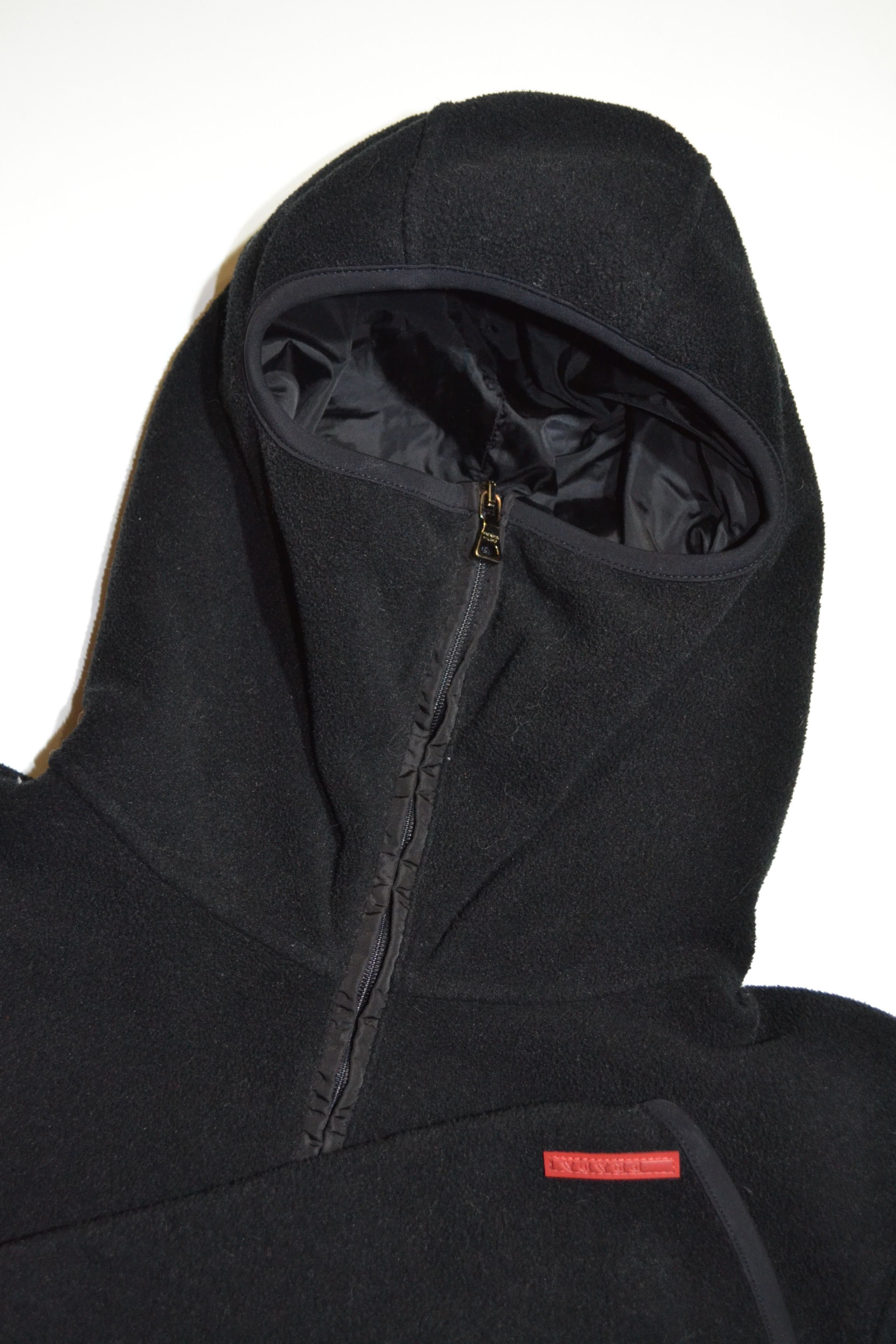 Prada Prada XS-S size Fleece Ninja Hoodie Techwear Jacket Balaclava ...