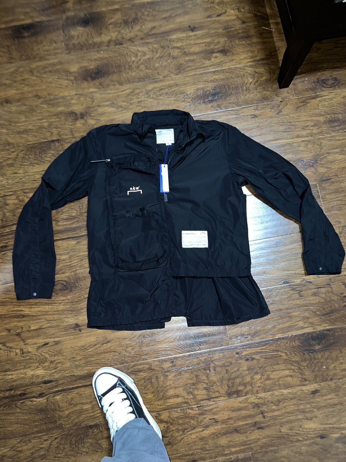A Cold Wall A-Cold-Wall Asymmetrical Windbreaker/Jacket | Grailed