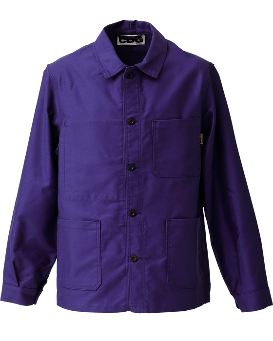 Comme des Garcons Comme Des Garcons CDG LOGO LE LABOUREUR WORK JACKET ...