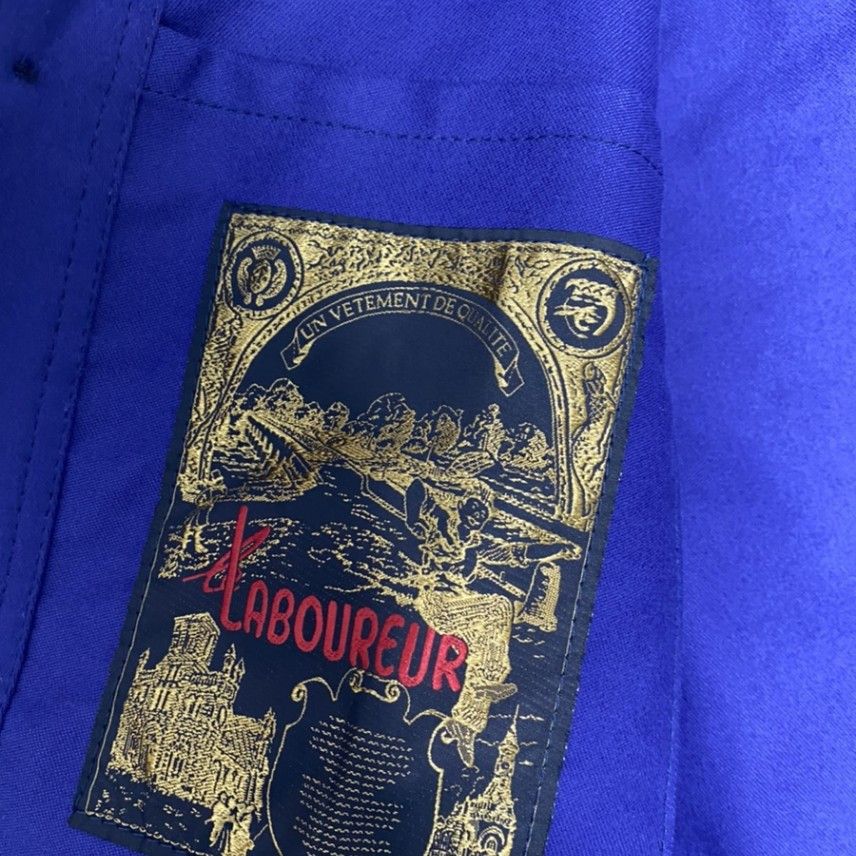 Comme des Garcons Comme Des Garcons CDG LOGO LE LABOUREUR WORK JACKET ...