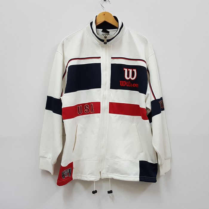 Wilson Athletics Vintage Wilson nice design sweater jacket | Grailed