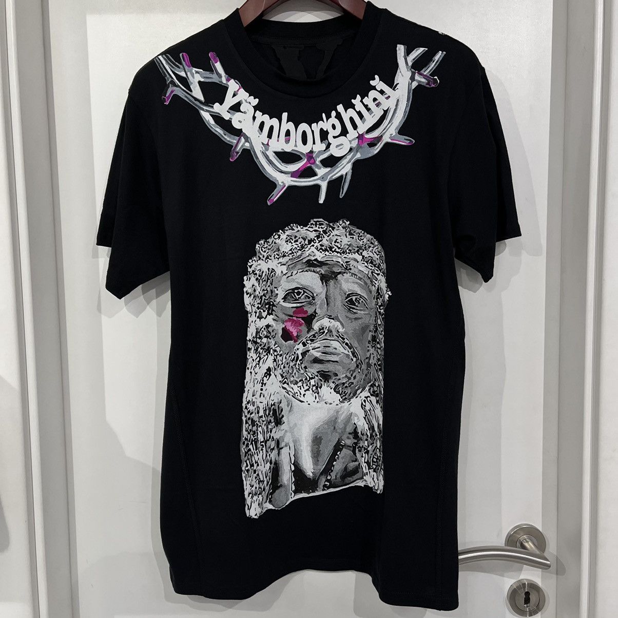 Vlone Vlone Yams Day Jesus Piece Tee Black | Grailed