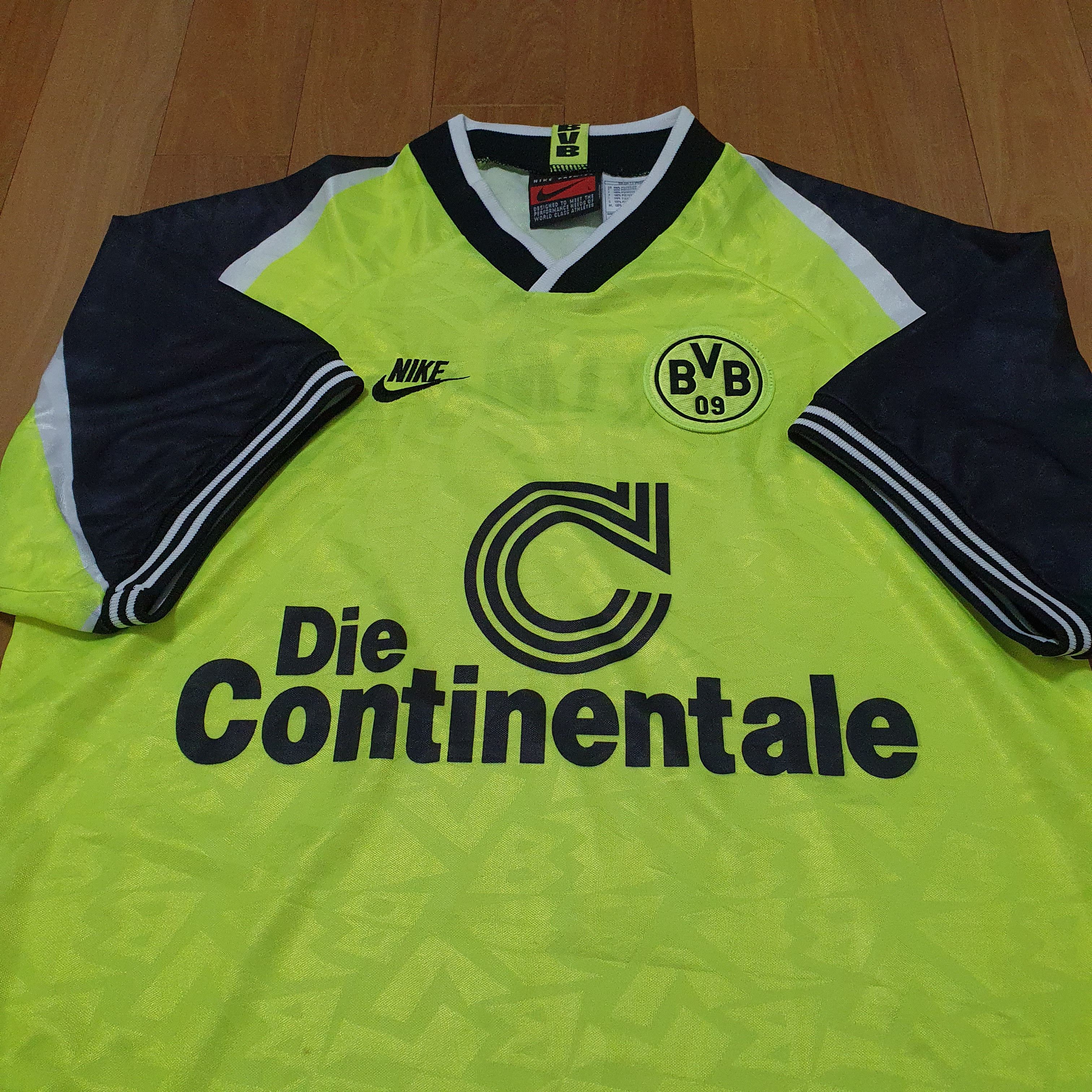 Nike Borussia Dortmund 1995/1996 Home Kit Authentic | Grailed