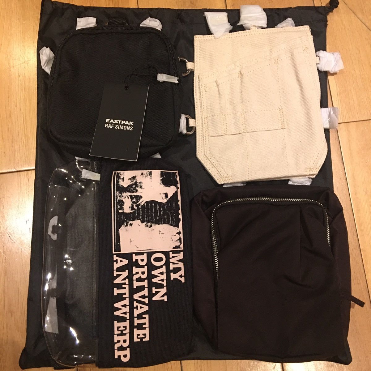 Raf Simons Raf Simons X Eastpak pocket bag loop Antwerp backpack | Grailed