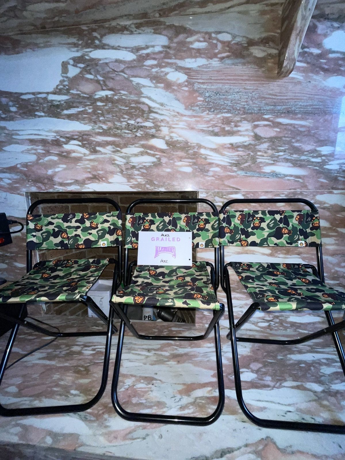 Bape Rare Baby Milo Camo Folding Chair | Grailed