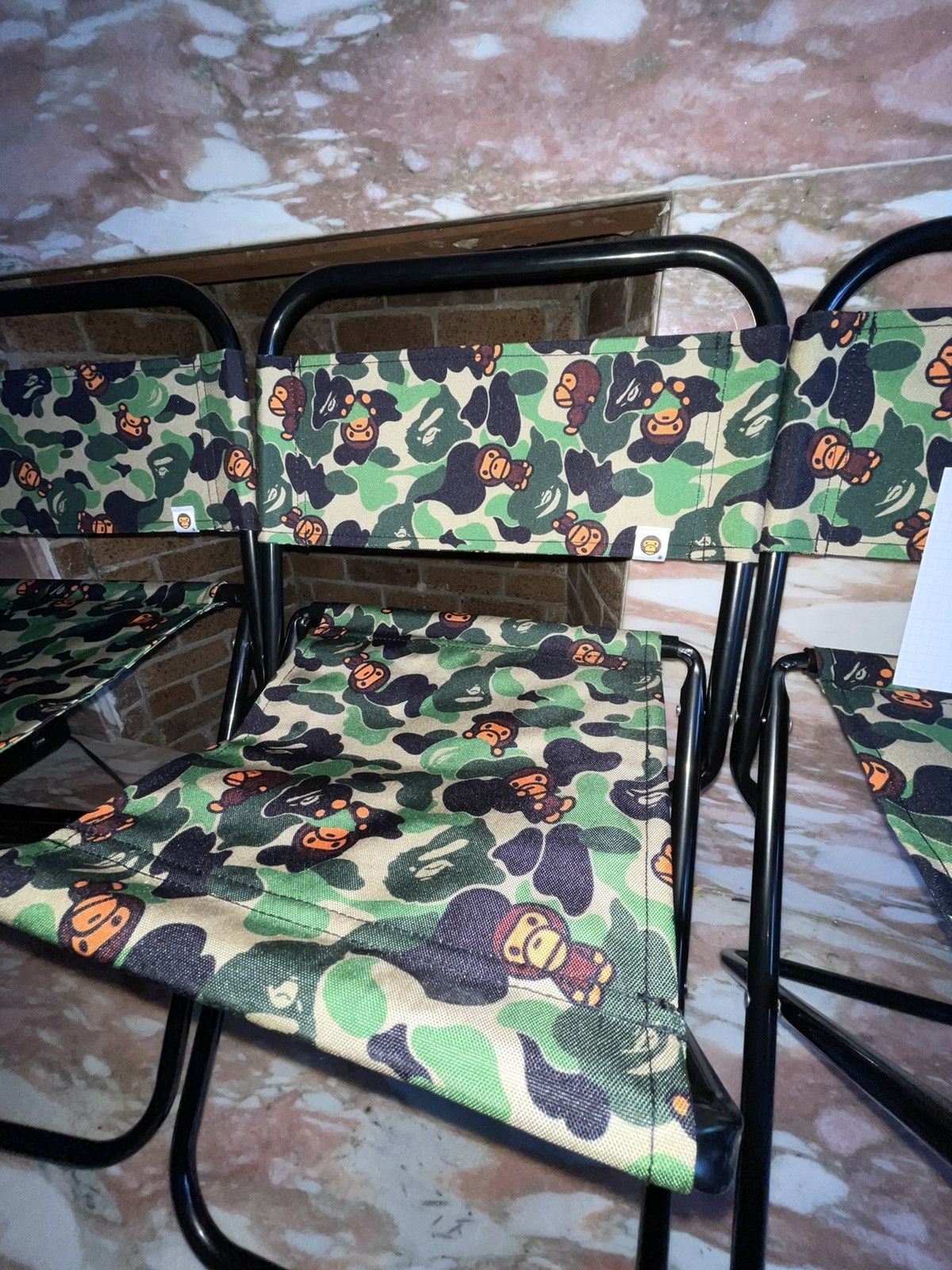 Bape Rare Baby Milo Camo Folding Chair | Grailed