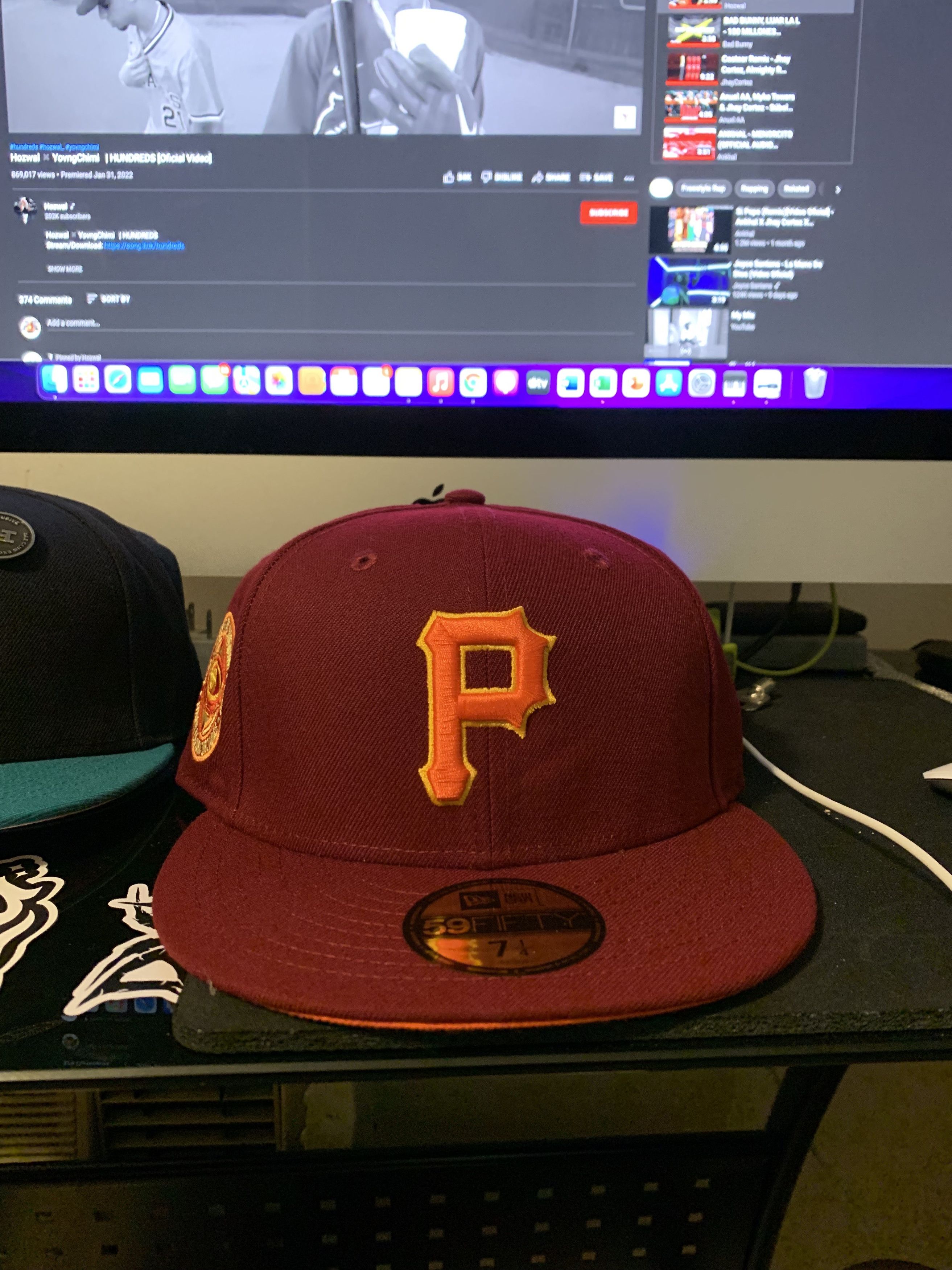 New Era Hat Club "Badlands Collection Cardinal" Pirates 7 1/4 | Grailed